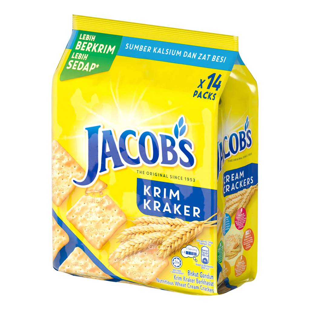 Jacob's Cream Crackers Multipack - Original | NTUC FairPrice