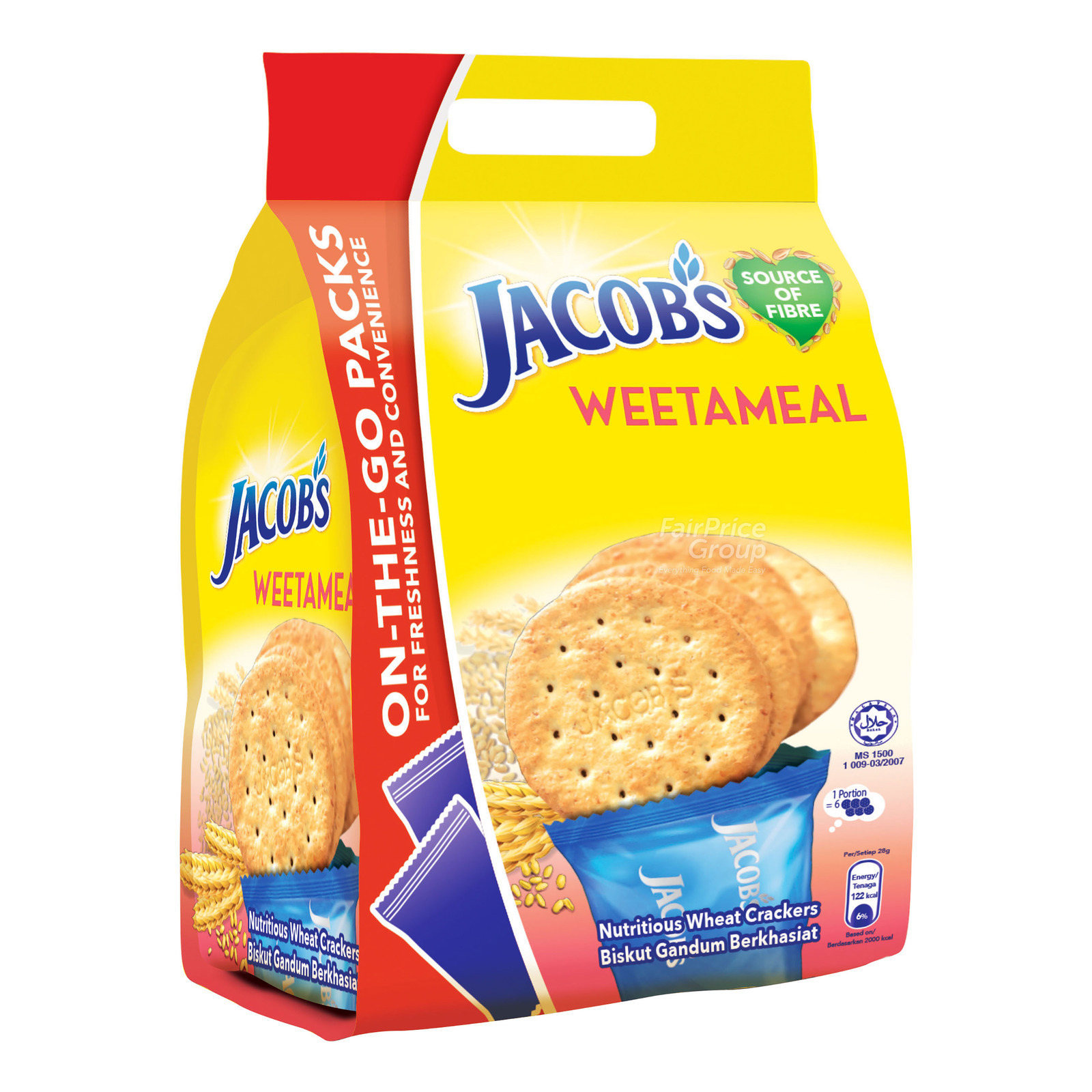 Jacob's Cracker Multi-Pack - Weetameal 613.8g | NTUC FairPrice