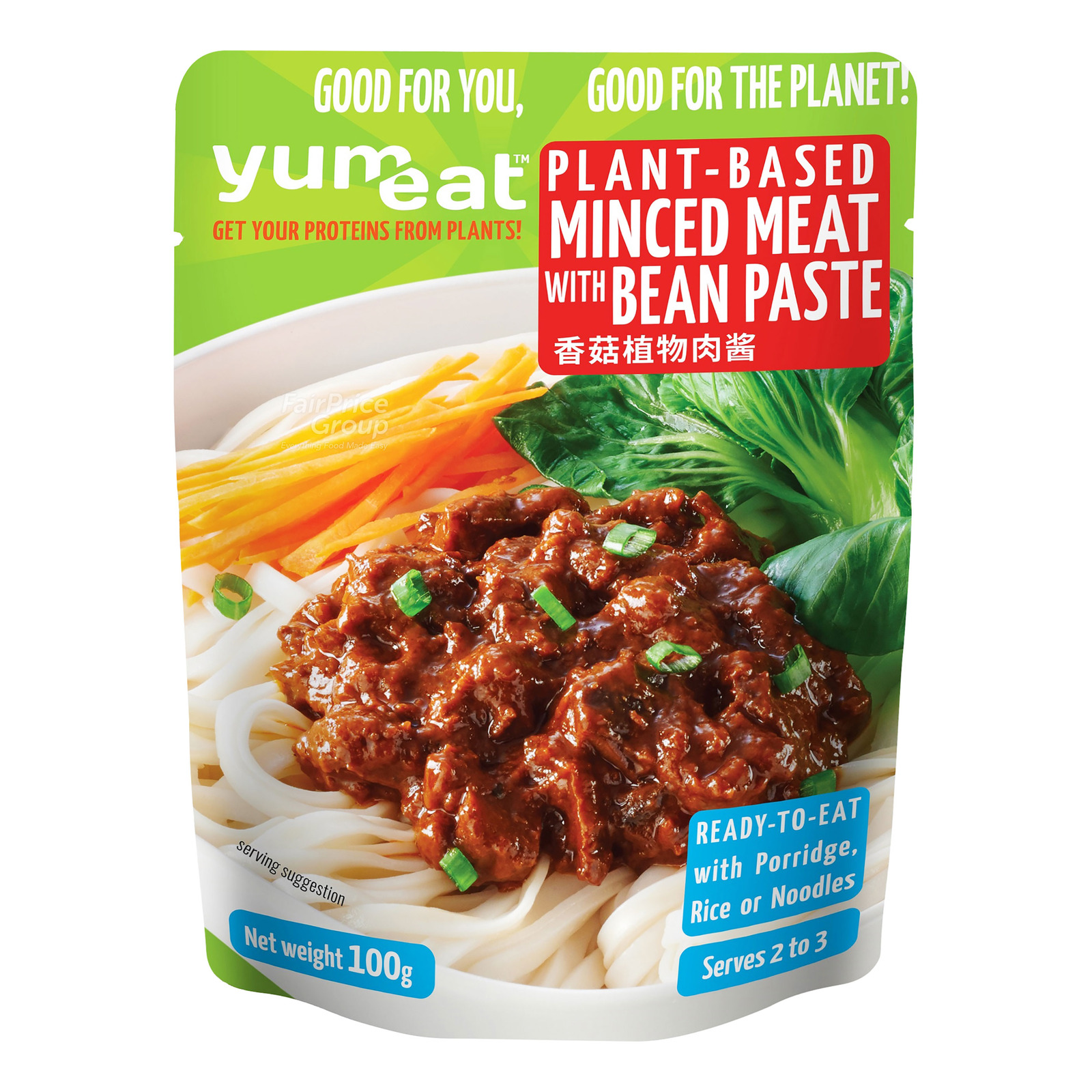 Yumeat Plant-based Ready-to-eat - Minced Meat with Bean Paste | NTUC ...