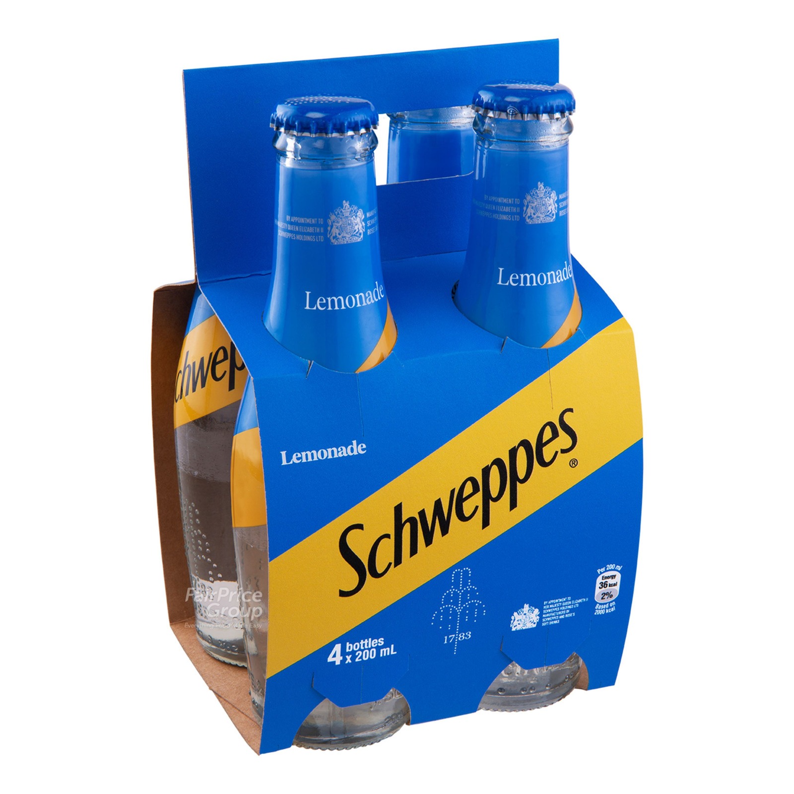 Schweppes Carbonated Bottle Drink - Lemonade | NTUC FairPrice