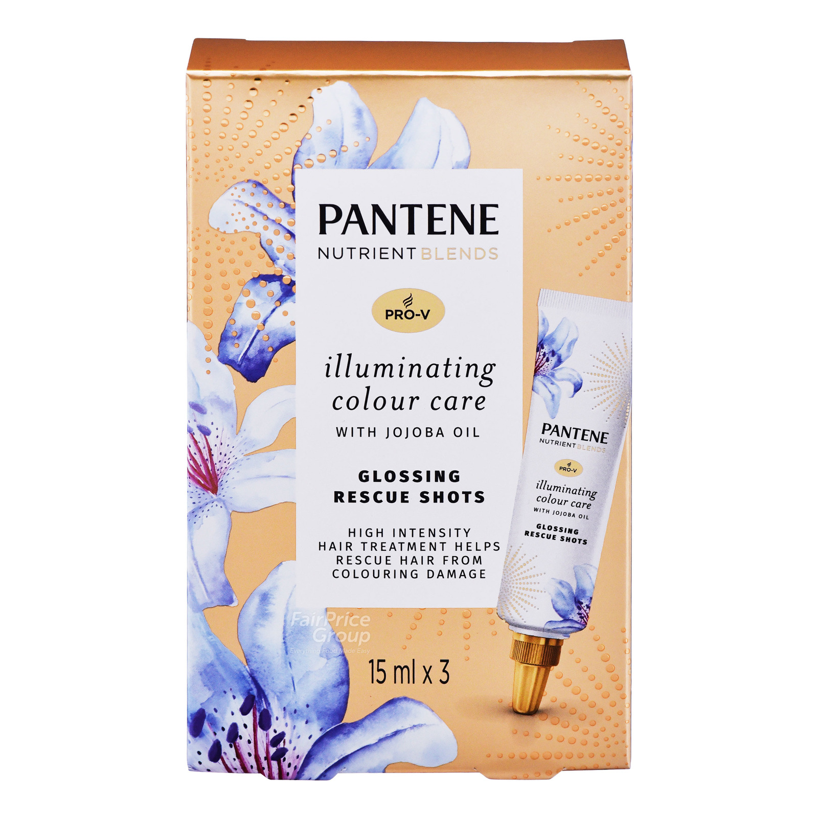 Pantene Nutrient Blends Illuminating Color Care Rescue Shots | NTUC ...