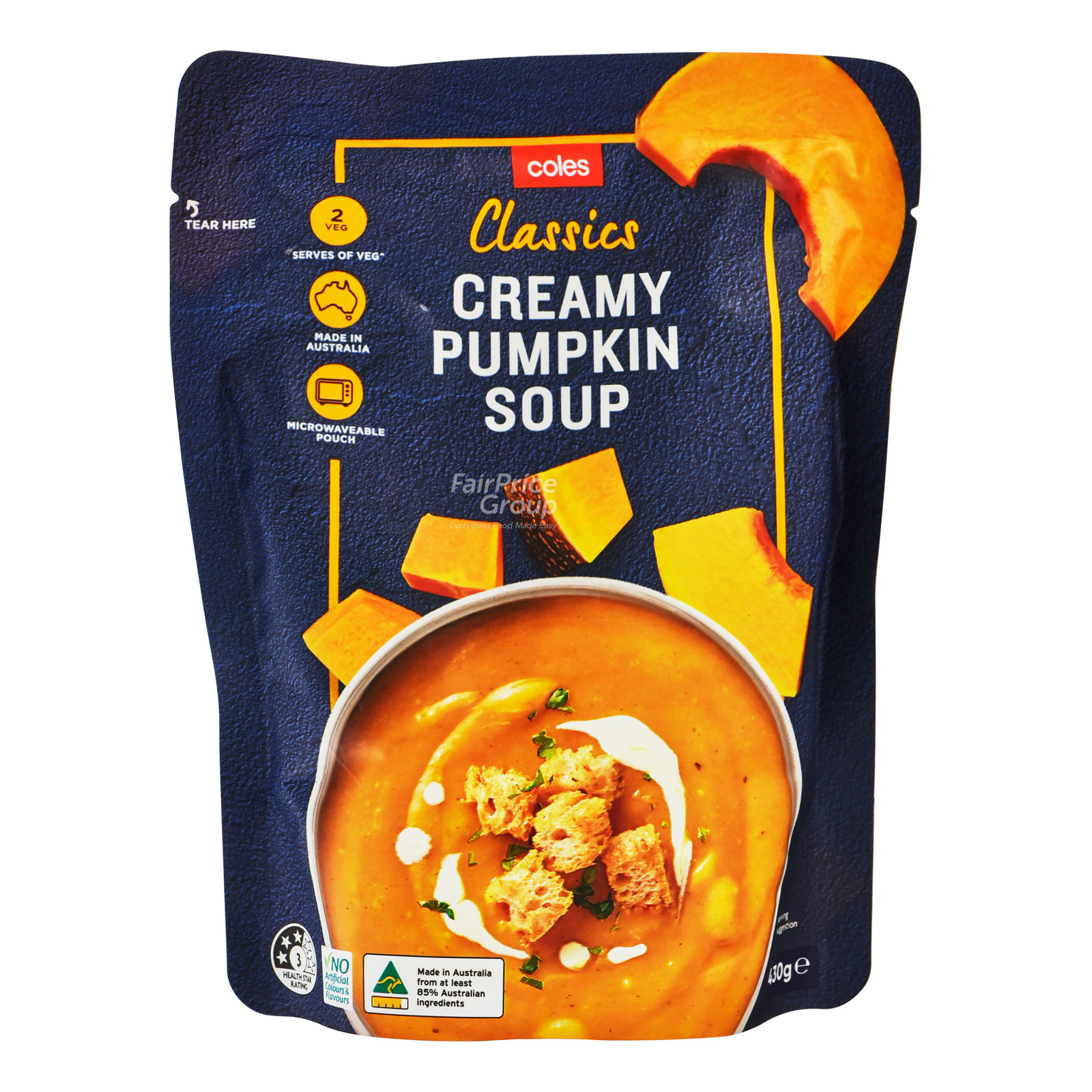 Coles Classic Soup - Creamy Pumpkin | NTUC FairPrice