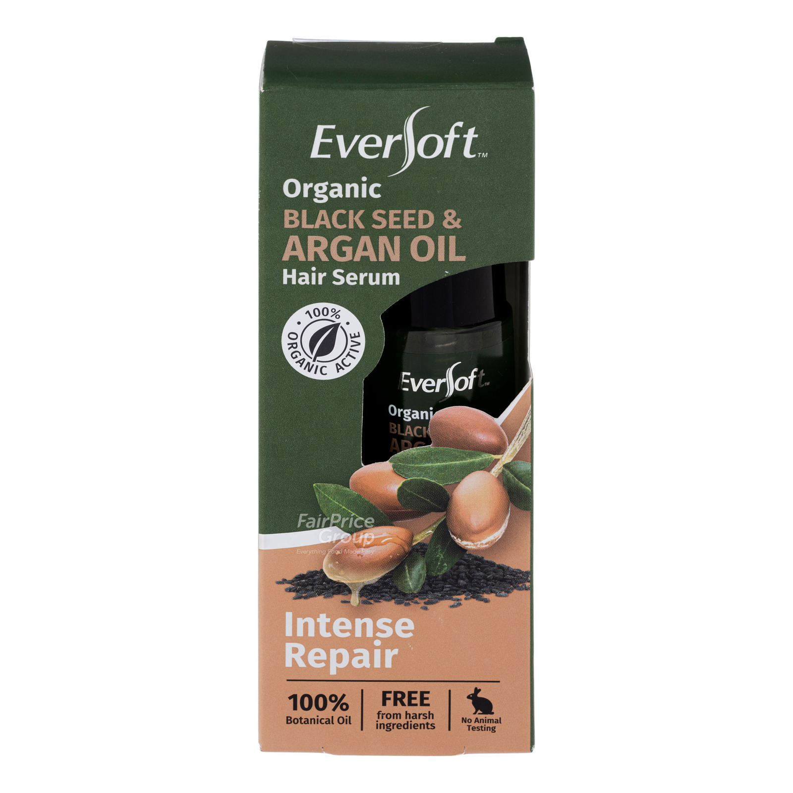 Eversoft Organic Hair Serum - Black Seed & Argon Oil | NTUC FairPrice