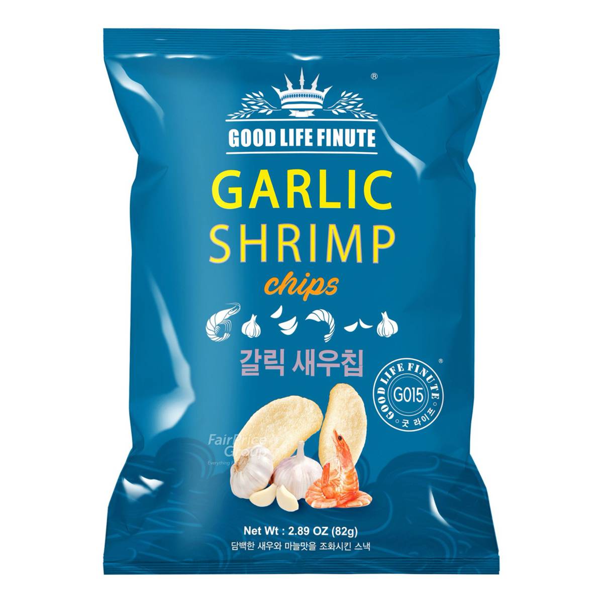 Good Life Finute Shrimp Chips - Garlic | NTUC FairPrice
