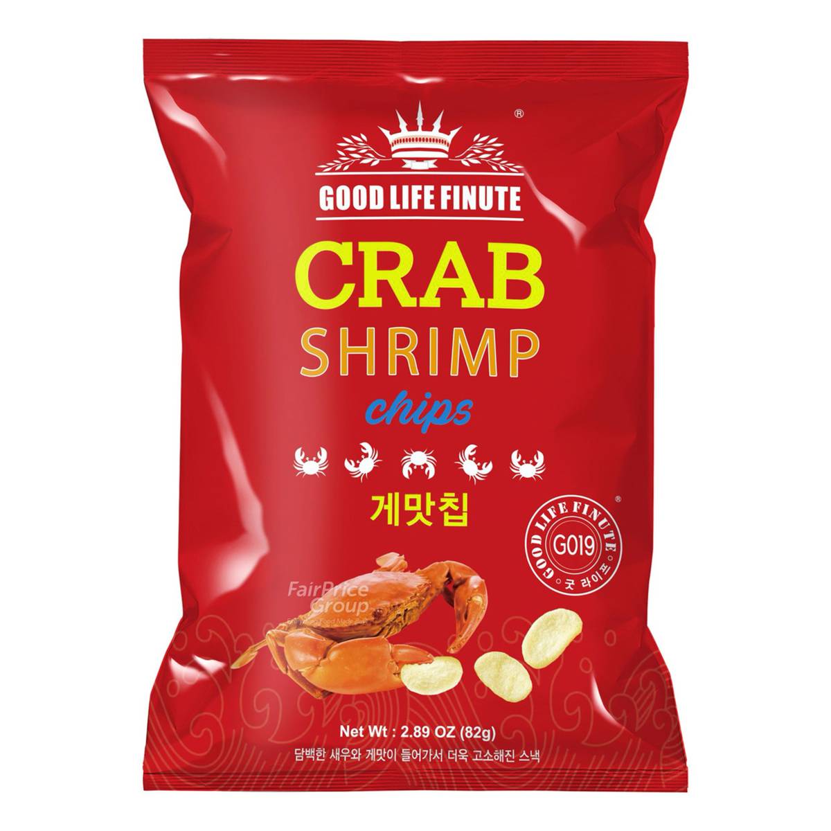 Good Life Finute Shrimp Chips - Crab | NTUC FairPrice