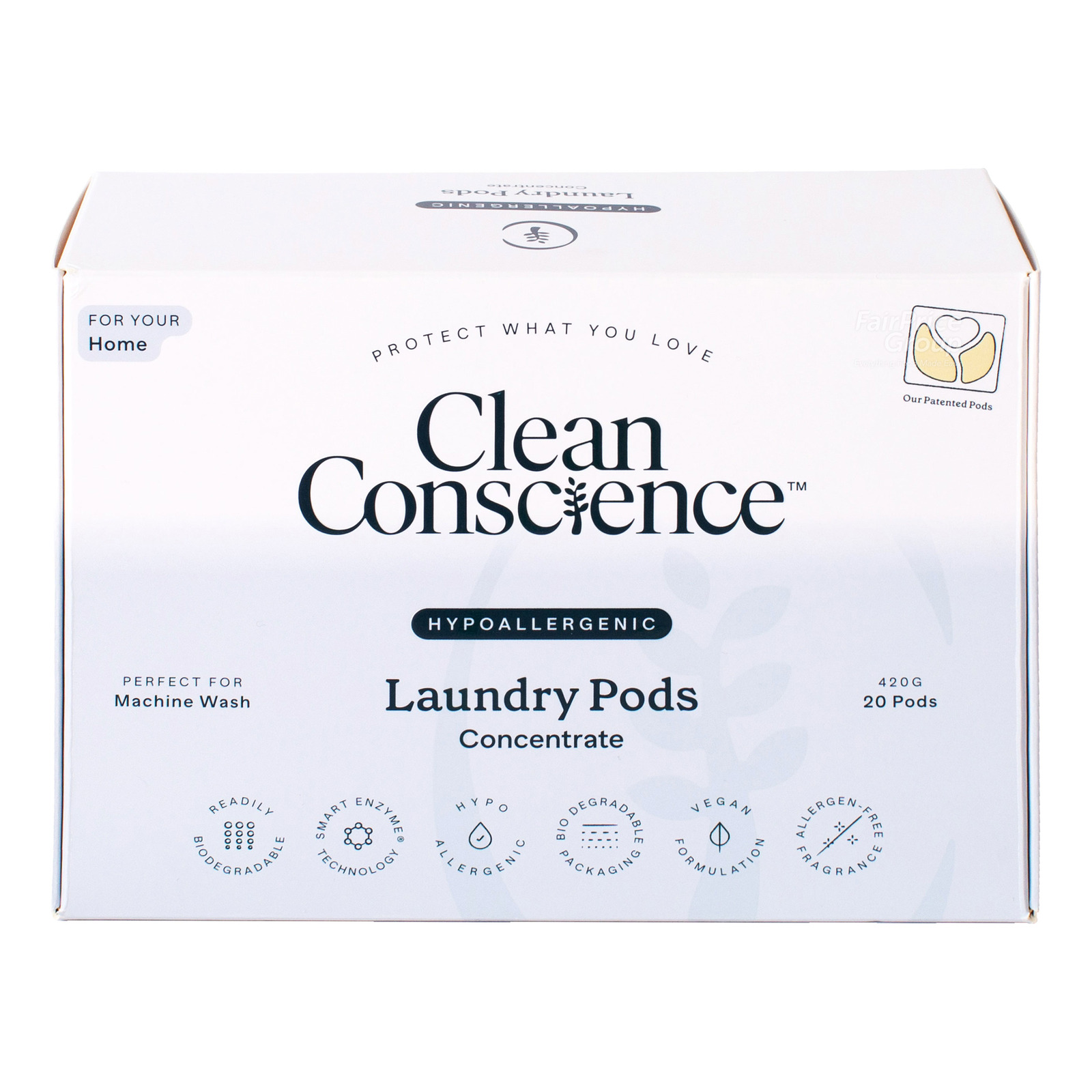 Clean Conscience Concentrate Laundry Pods- Hypoallergenic | NTUC FairPrice