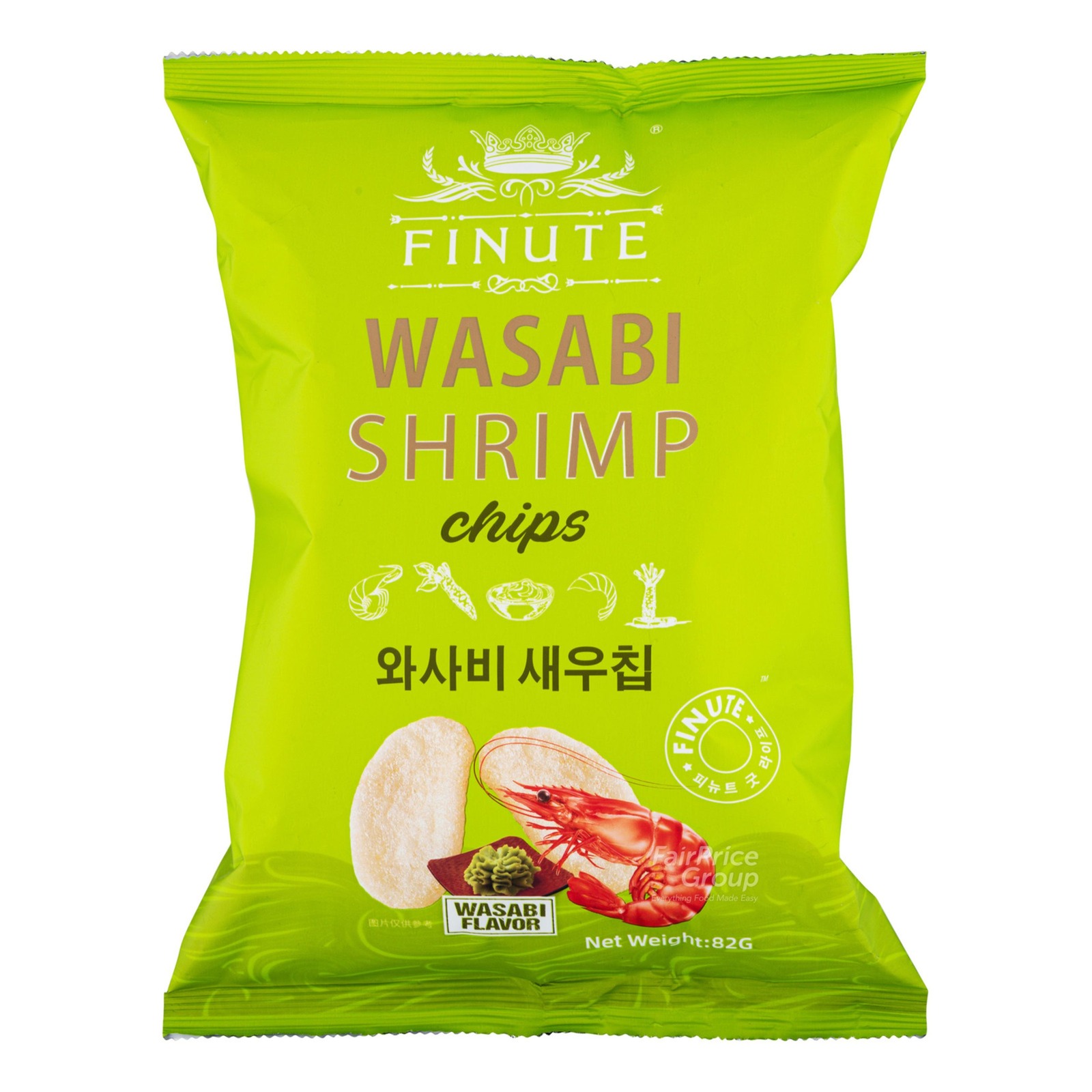 Good Life Finute Shrimp Chips - Wasabi | NTUC FairPrice