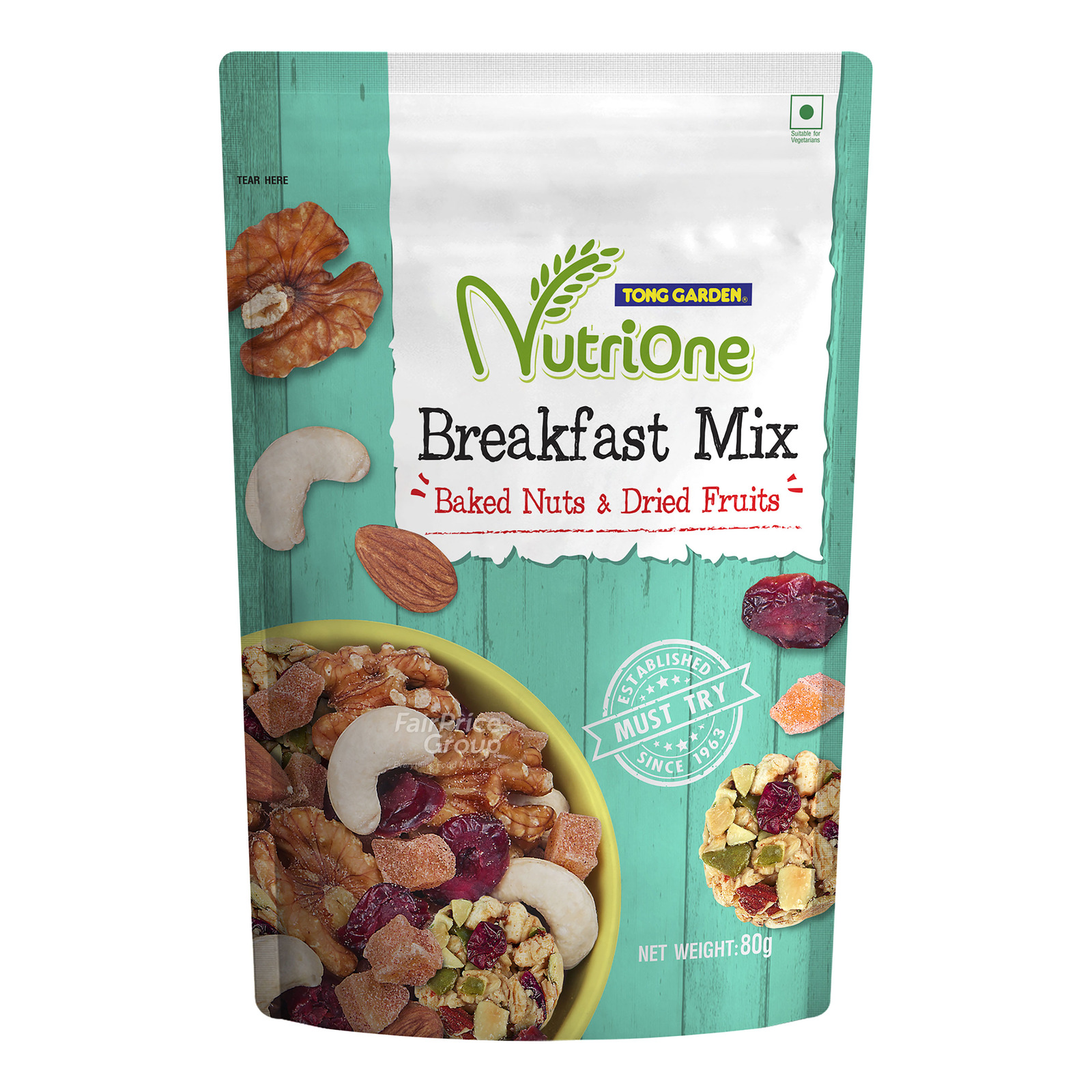 Nutrione Breakfast Mix - Baked Nuts & Dried Fruits | NTUC FairPrice