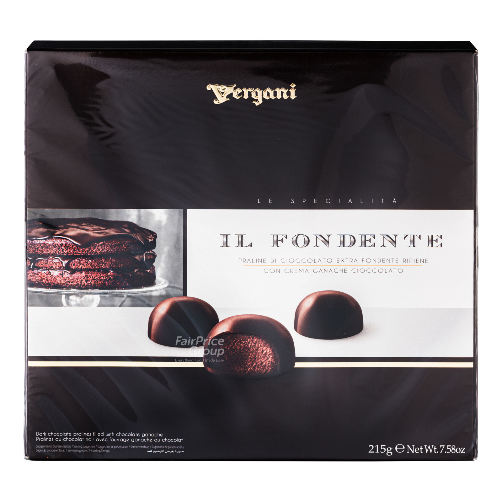 Vergani Il Fondente - Dark Chocolate Pralines | NTUC FairPrice