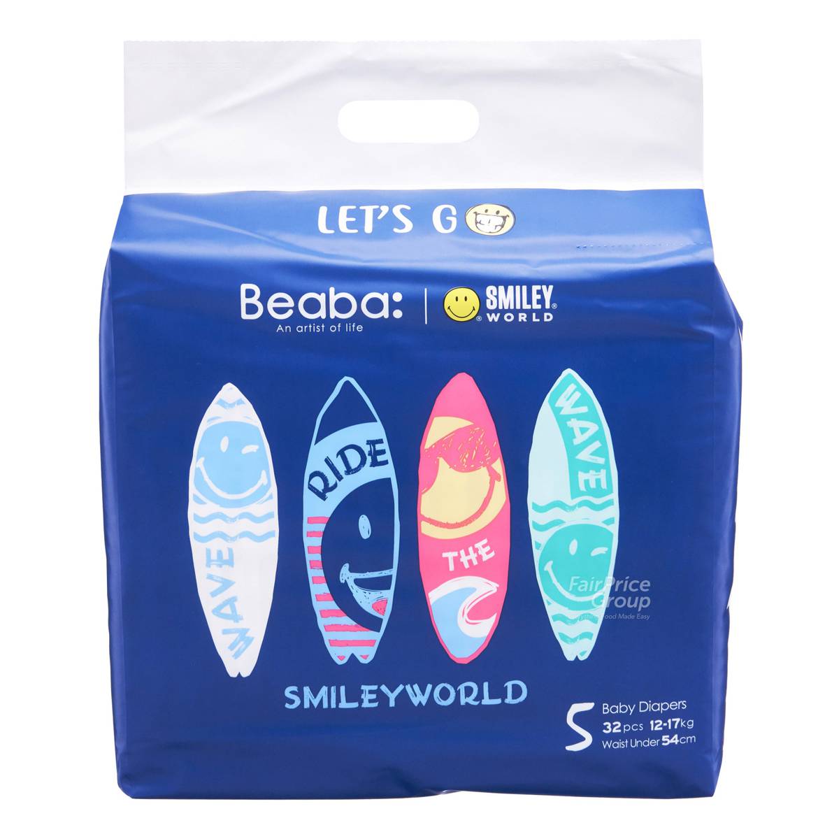 Beaba Smiley Series Baby Diapers - XL (12 - 17kg) | NTUC FairPrice