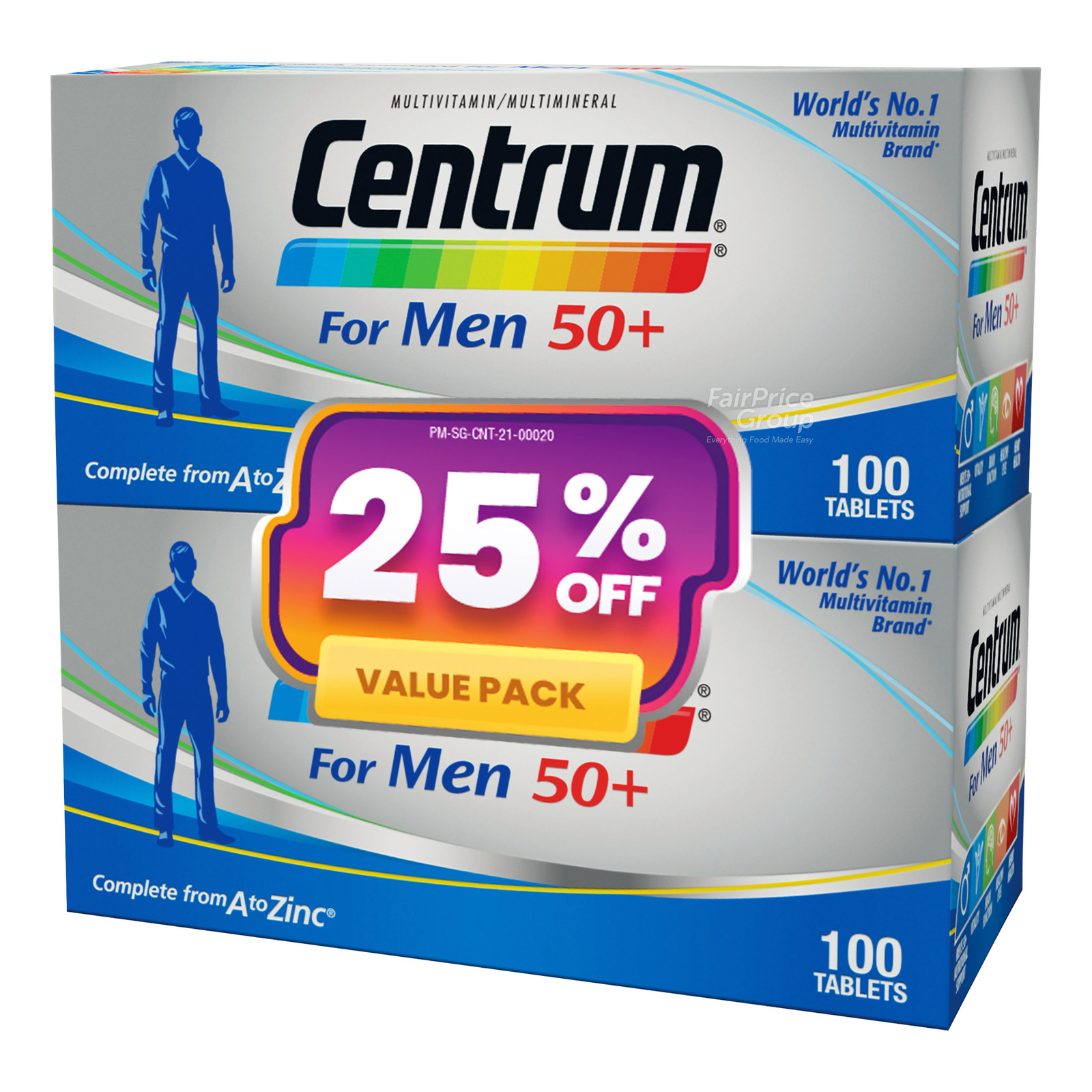 Centrum for Men 50+ Supplements | NTUC FairPrice