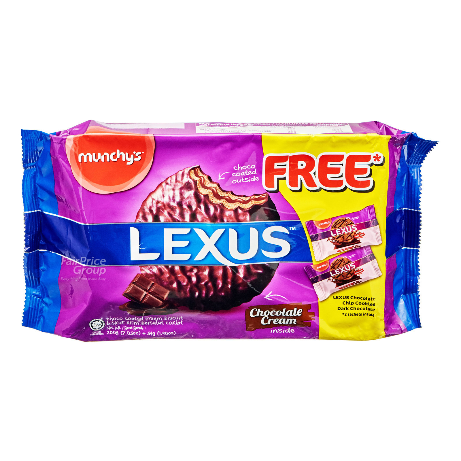 Munchy's Lexus Sandwich Biscuits - Chocolate | NTUC FairPrice