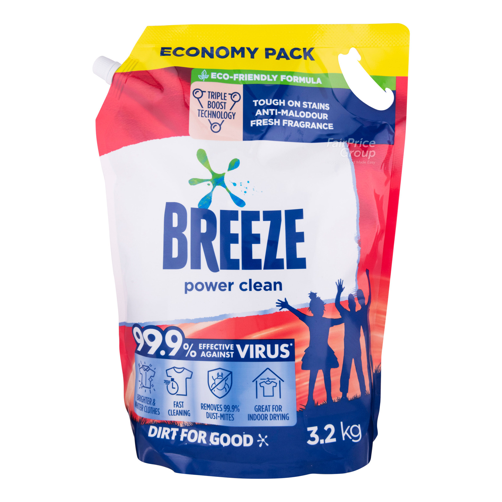 Breeze Liquid Detergent Refill - Power Clean | NTUC FairPrice