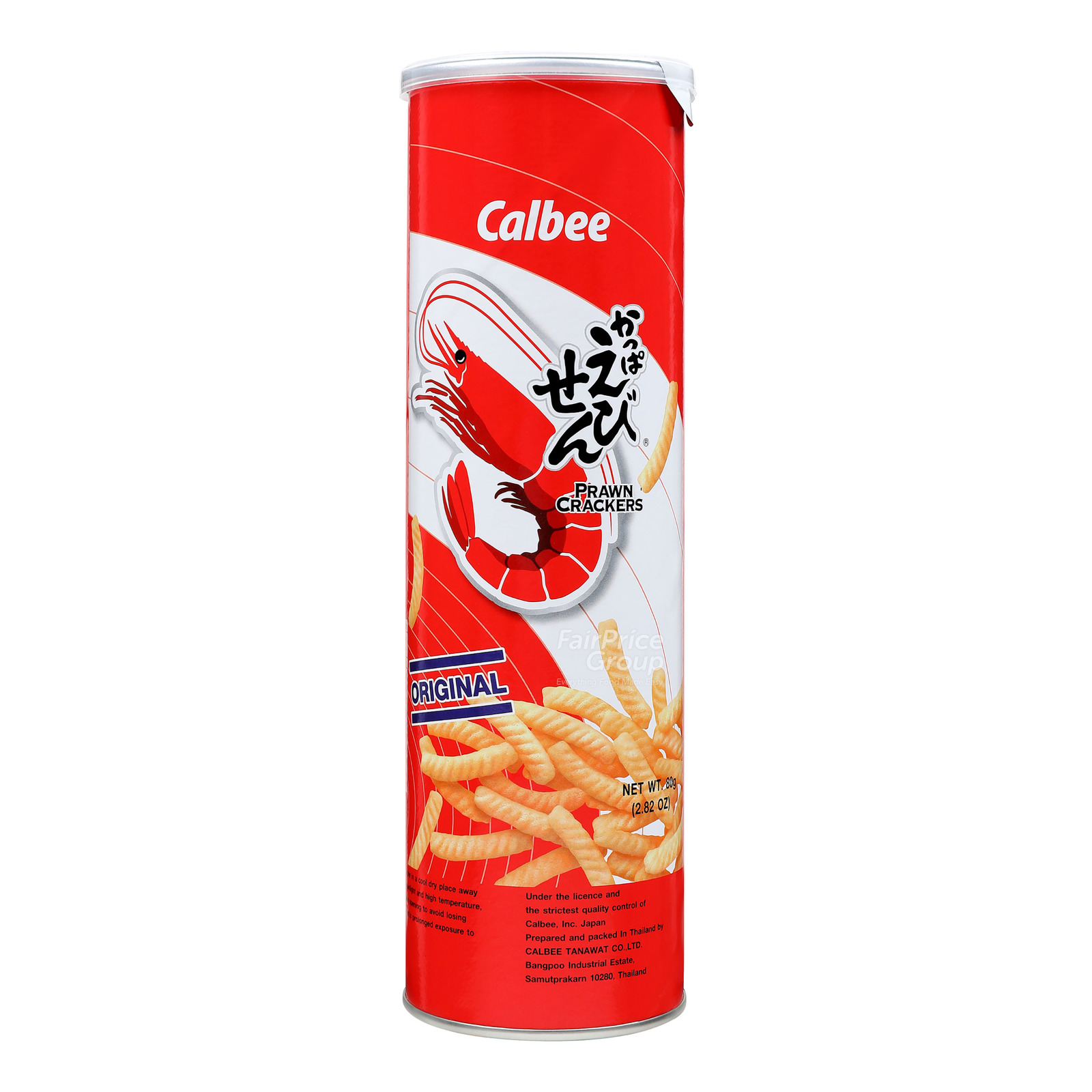 Calbee Prawn Crackers Canister - Original | NTUC FairPrice