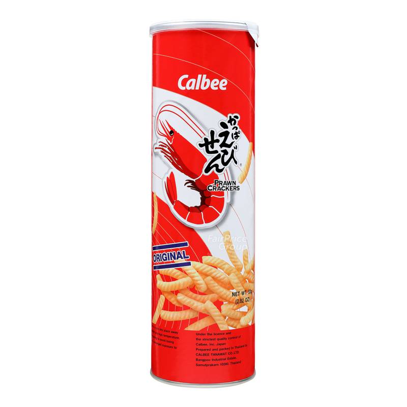 Calbee Prawn Crackers Canister - Original | NTUC FairPrice