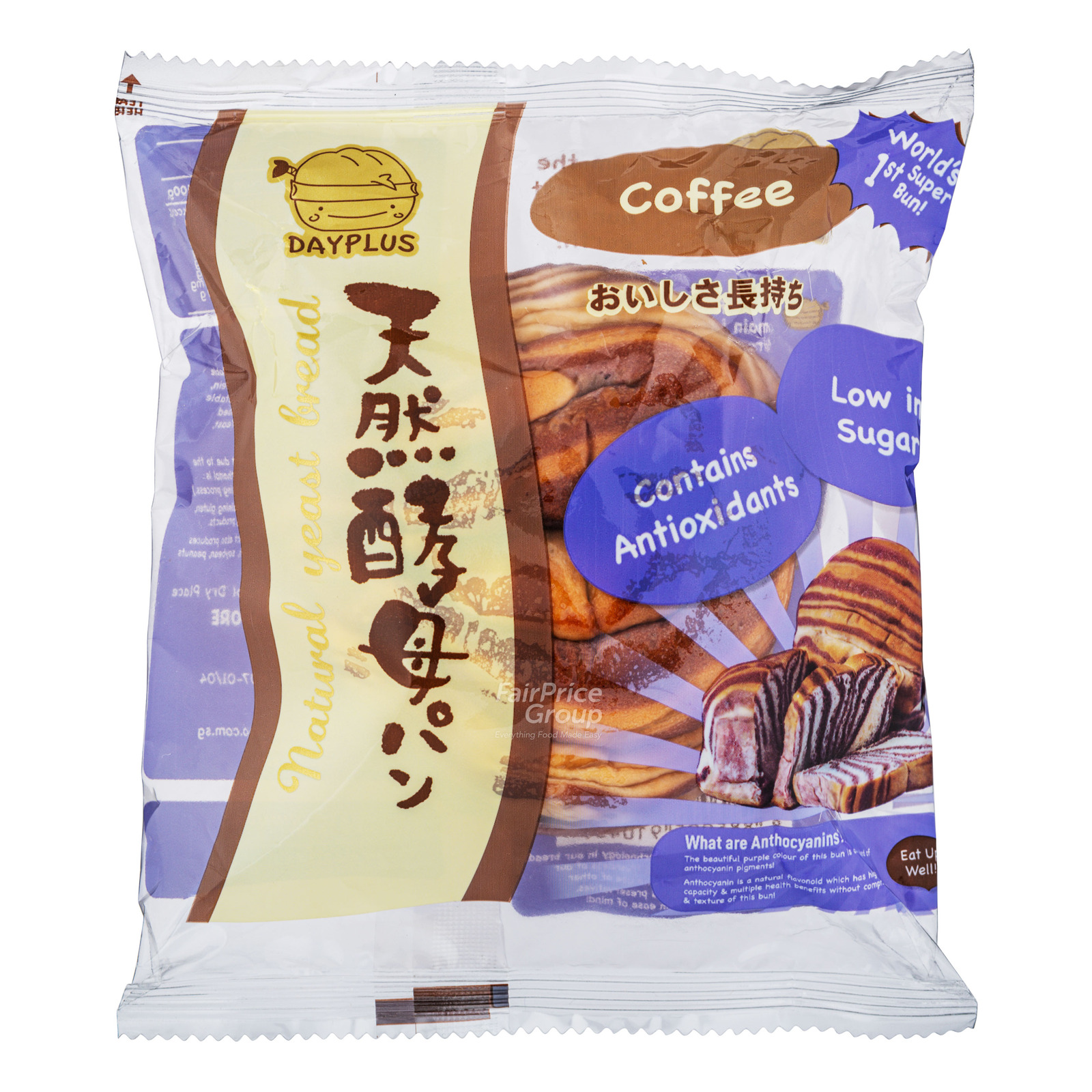 Dayplus Natural Yeast Bread - Coffee | NTUC FairPrice