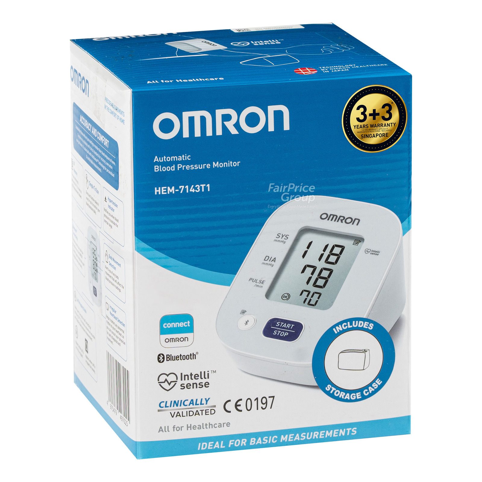 Omron Upper Arm Blood Pressure Monitor | NTUC FairPrice