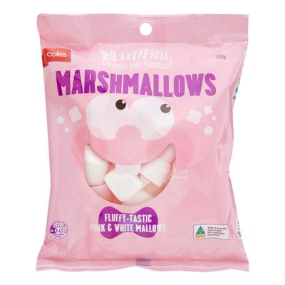 Coles Sweet Pink & White Marshmallows | NTUC FairPrice