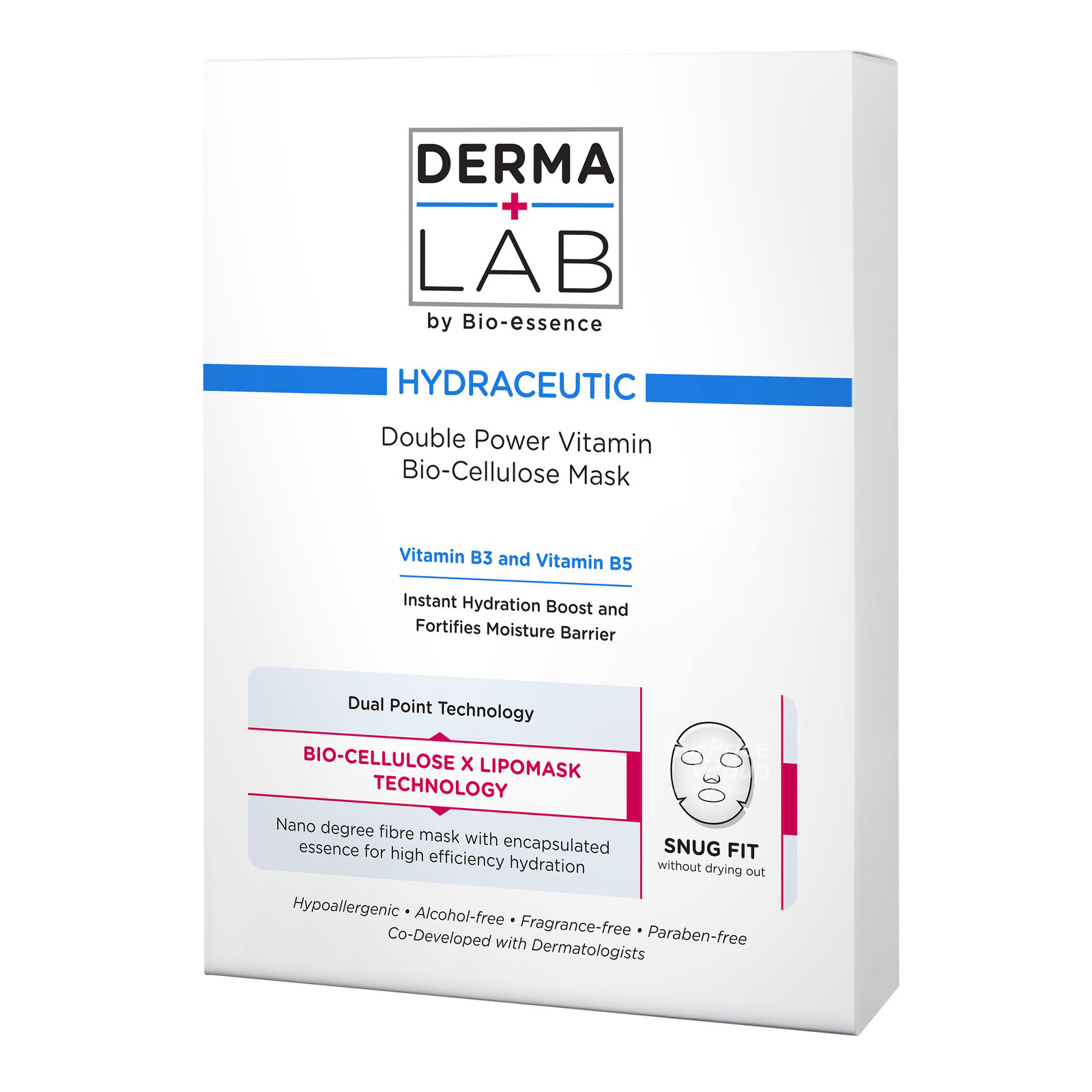 Derma Lab Hydraceutic Double Power Vitamin Bio-Cellulose Mask | NTUC ...