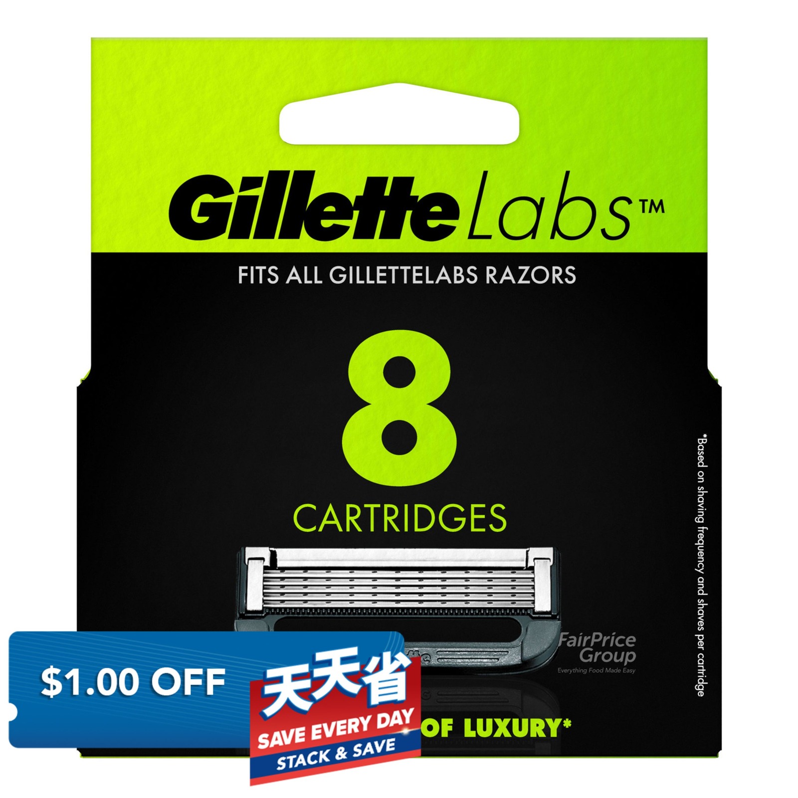 Gillette Labs Razors Cartridges | NTUC FairPrice