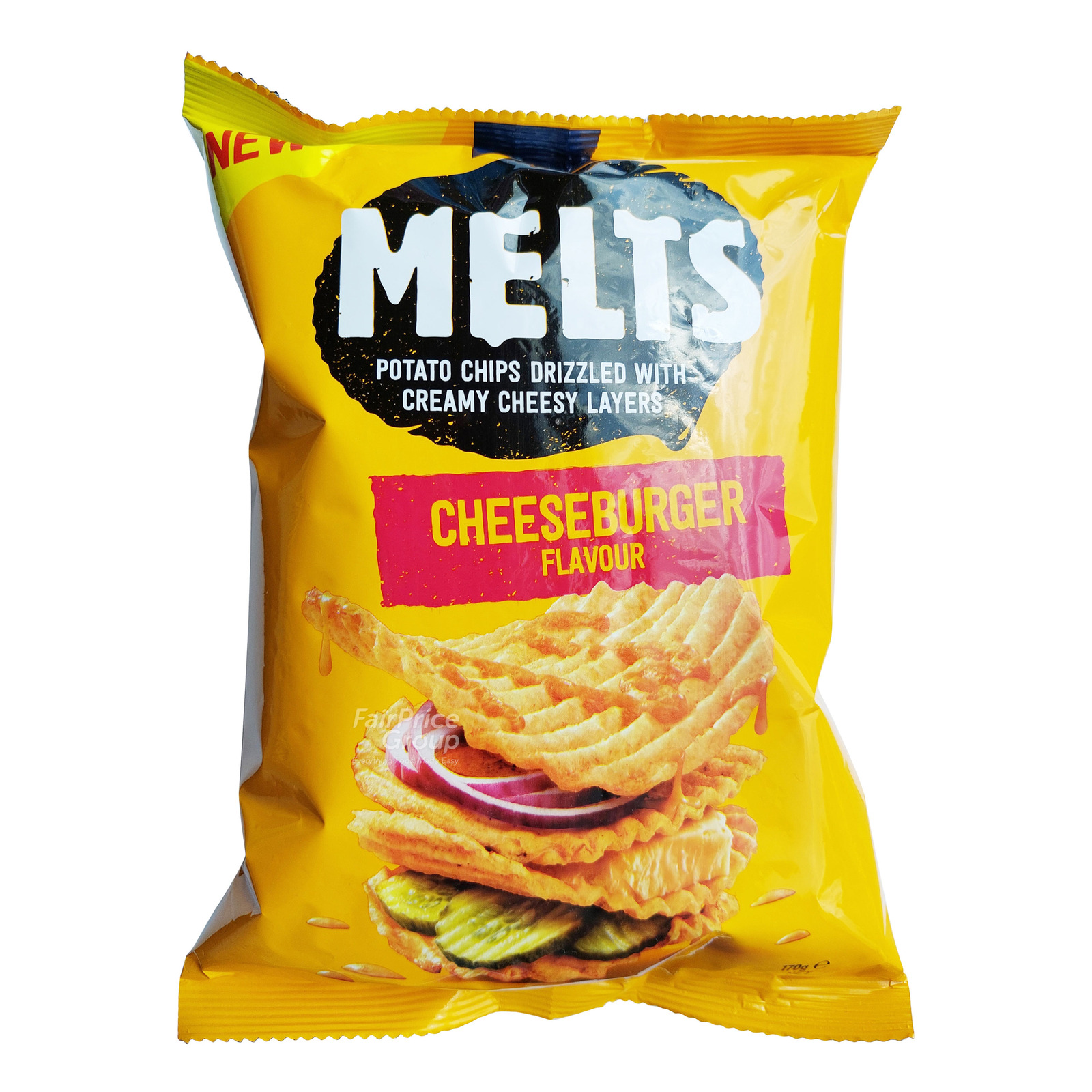 Calbee Melts Potato Chips - Cheeseburger | NTUC FairPrice