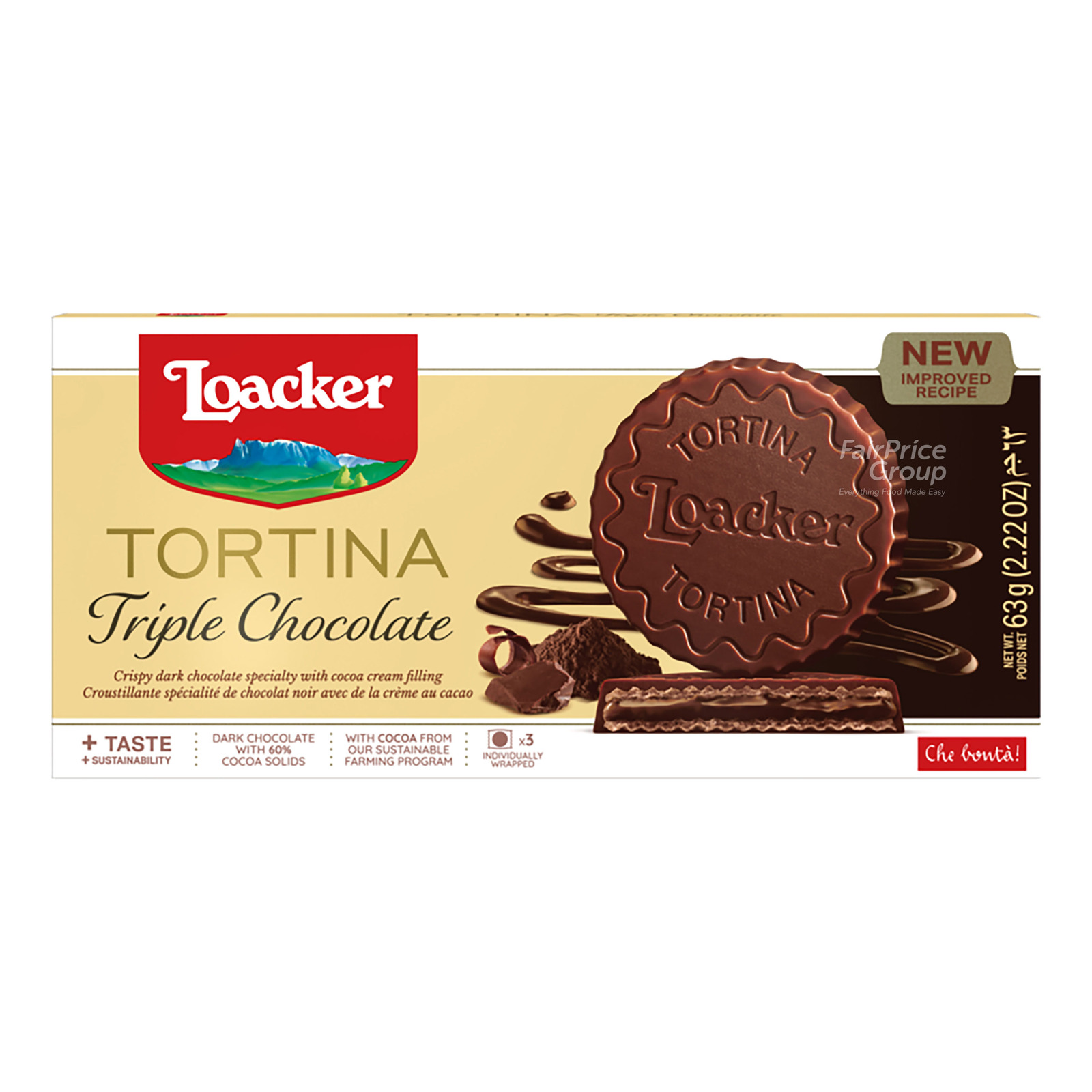 Loacker Tortina - Triple Chocolate | NTUC FairPrice