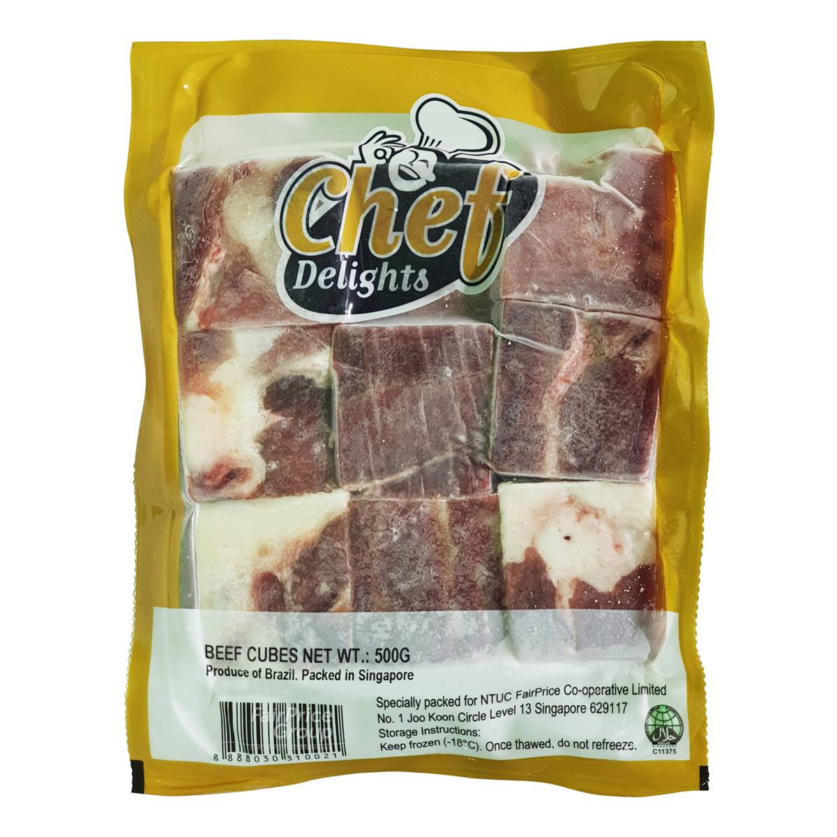 Chef Delights Frozen Beef Cube | NTUC FairPrice