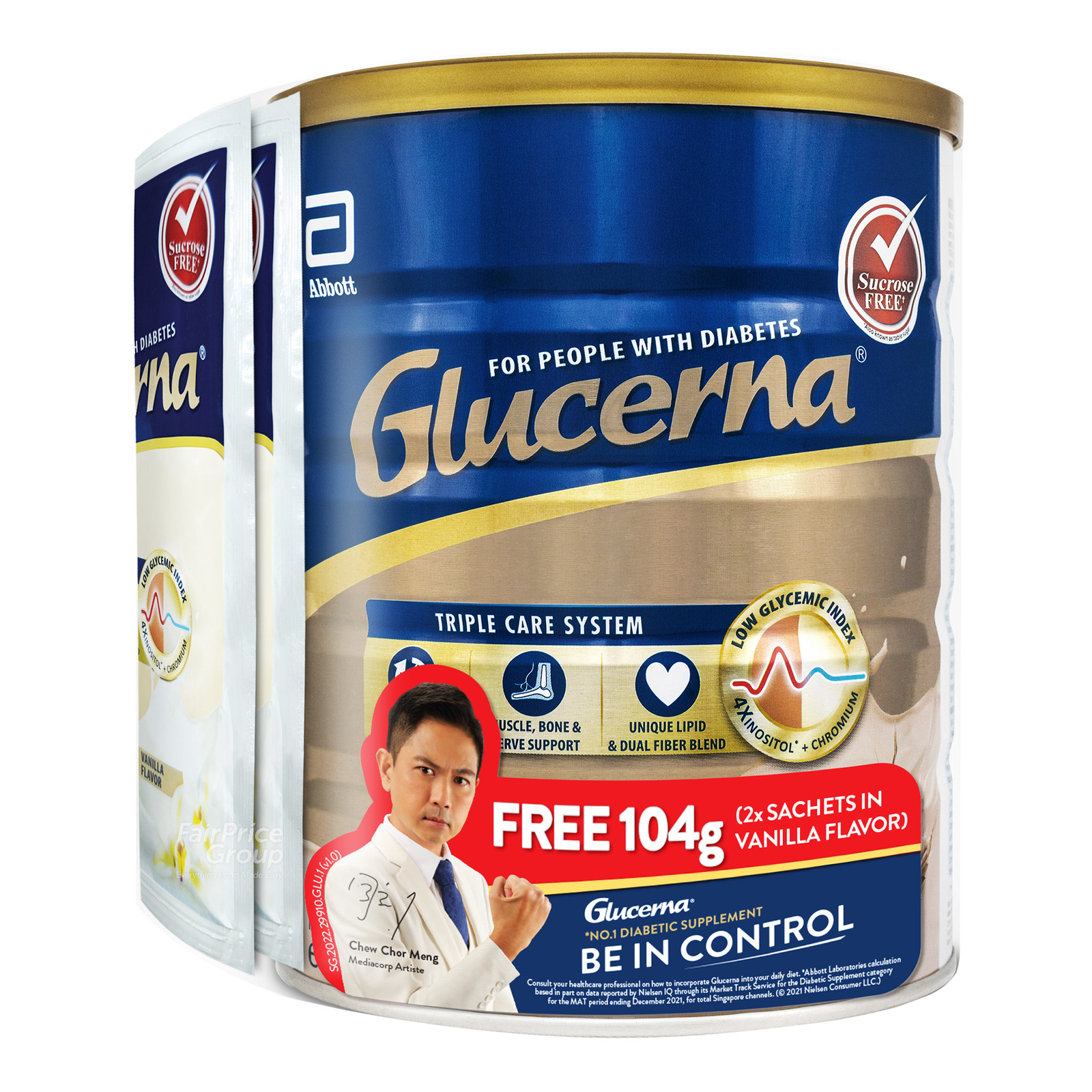 Abbott Glucerna Triple Care Milk Formula - Wheat | NTUC FairPrice
