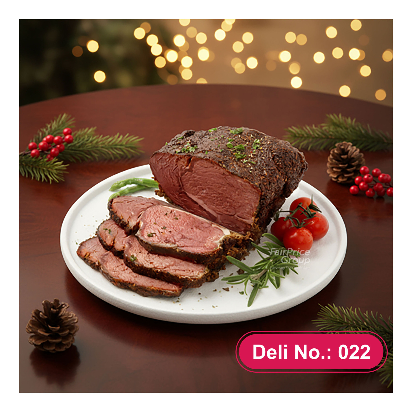 (Pre-Order) Jordon Herby Ribeye Roast Beef | NTUC FairPrice