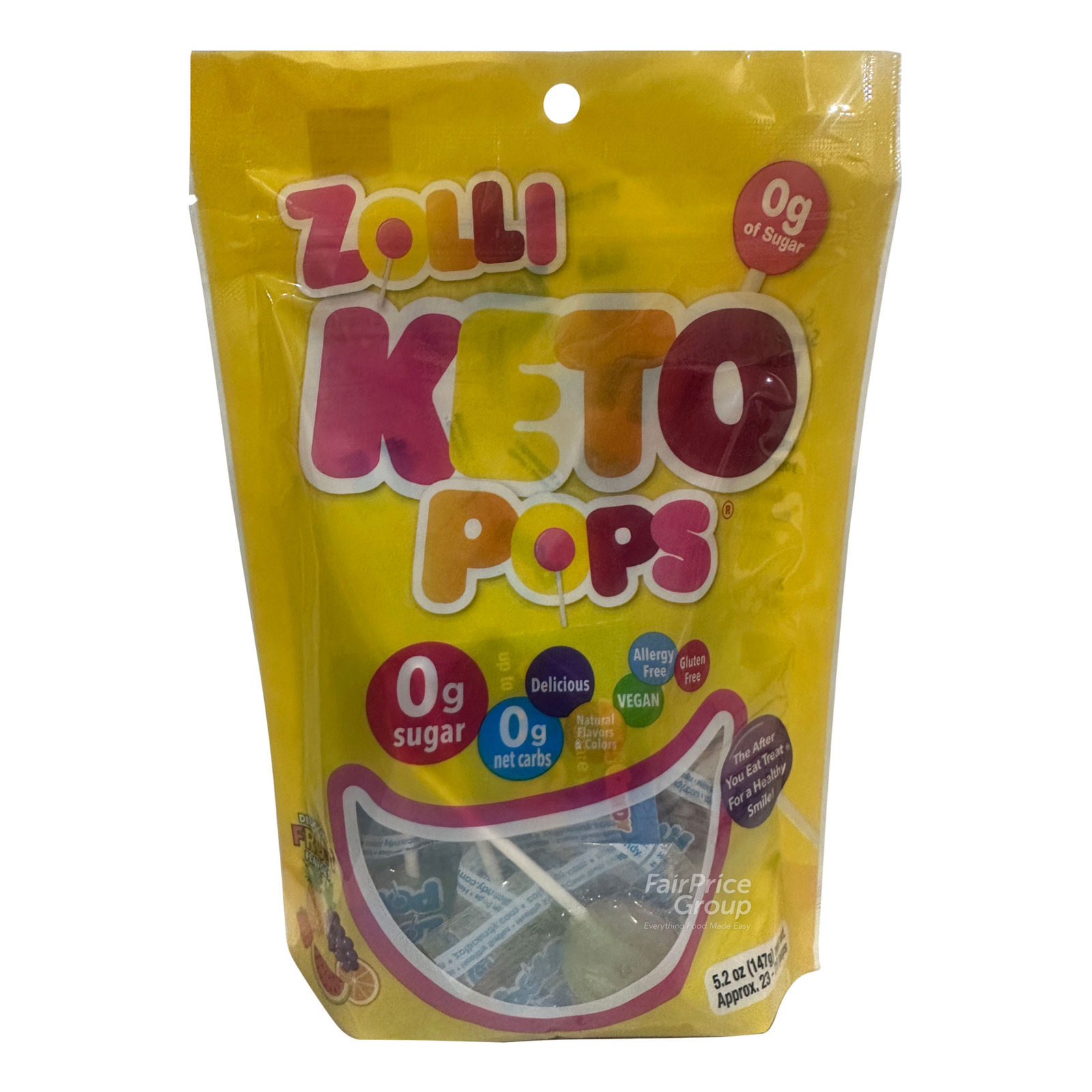 Zollicandy Zolli Keto Pops - Original Assorted Fruit | NTUC FairPrice