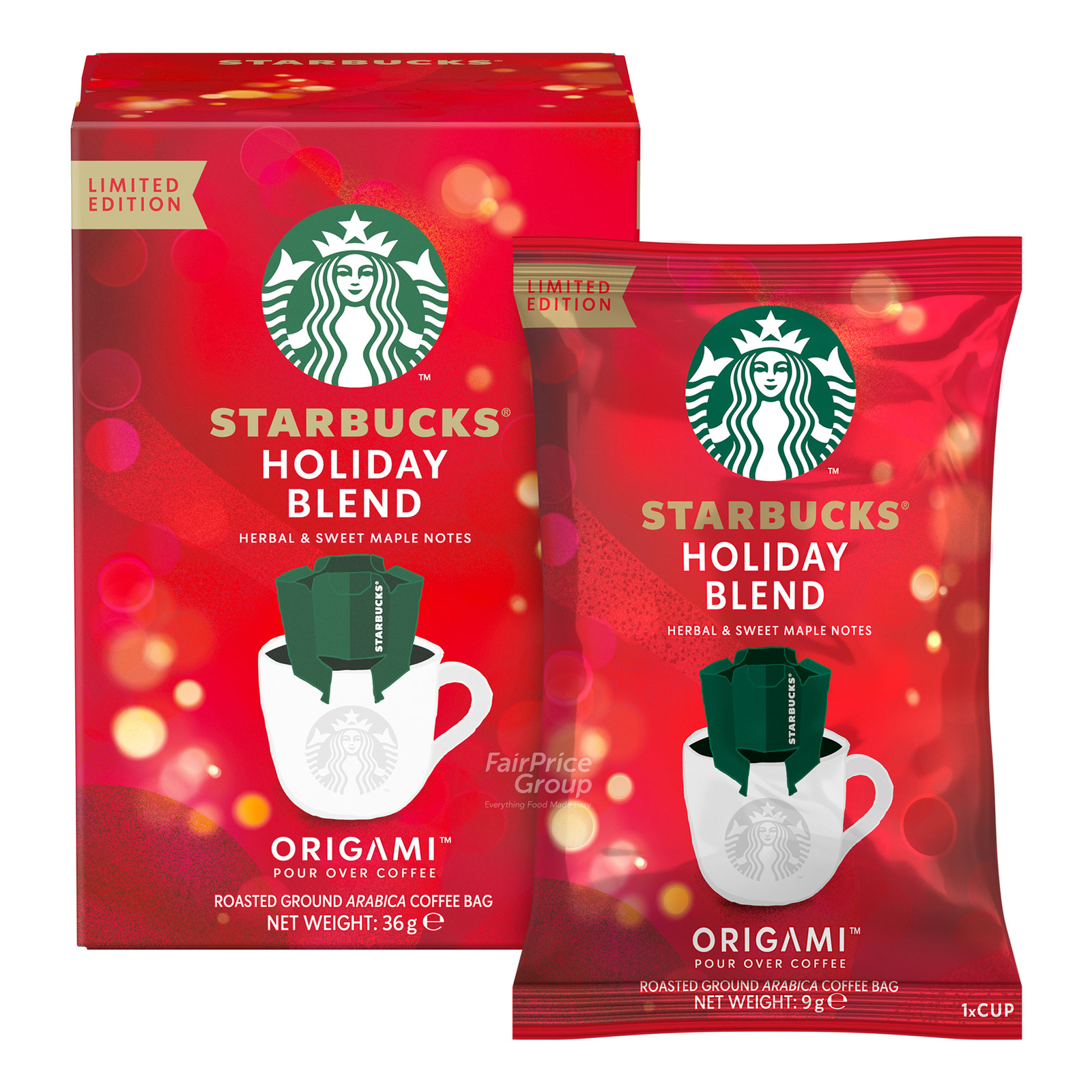 Starbucks Origami Holiday Blend | NTUC FairPrice