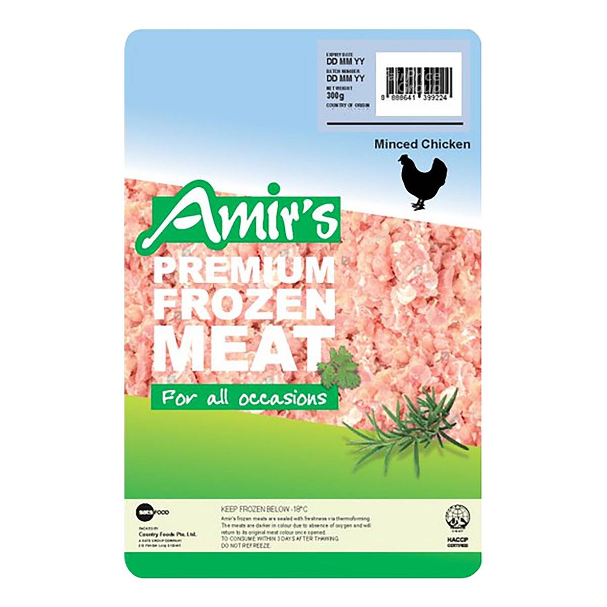 Amir's Premium Frozen Meat - Minced Chicken | NTUC FairPrice