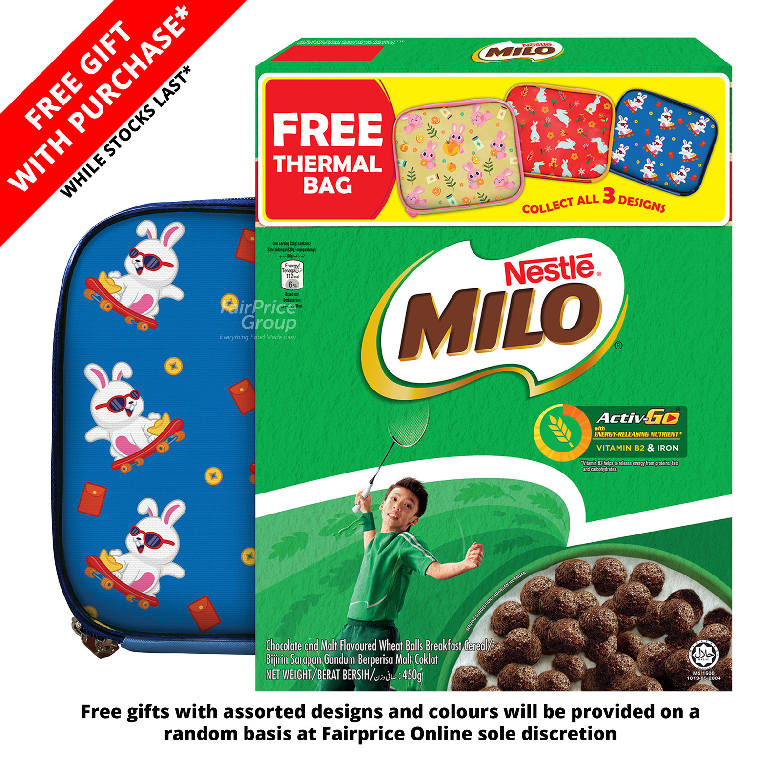 Nestle Cereal - Milo Econopack + Thermal Bag | NTUC FairPrice