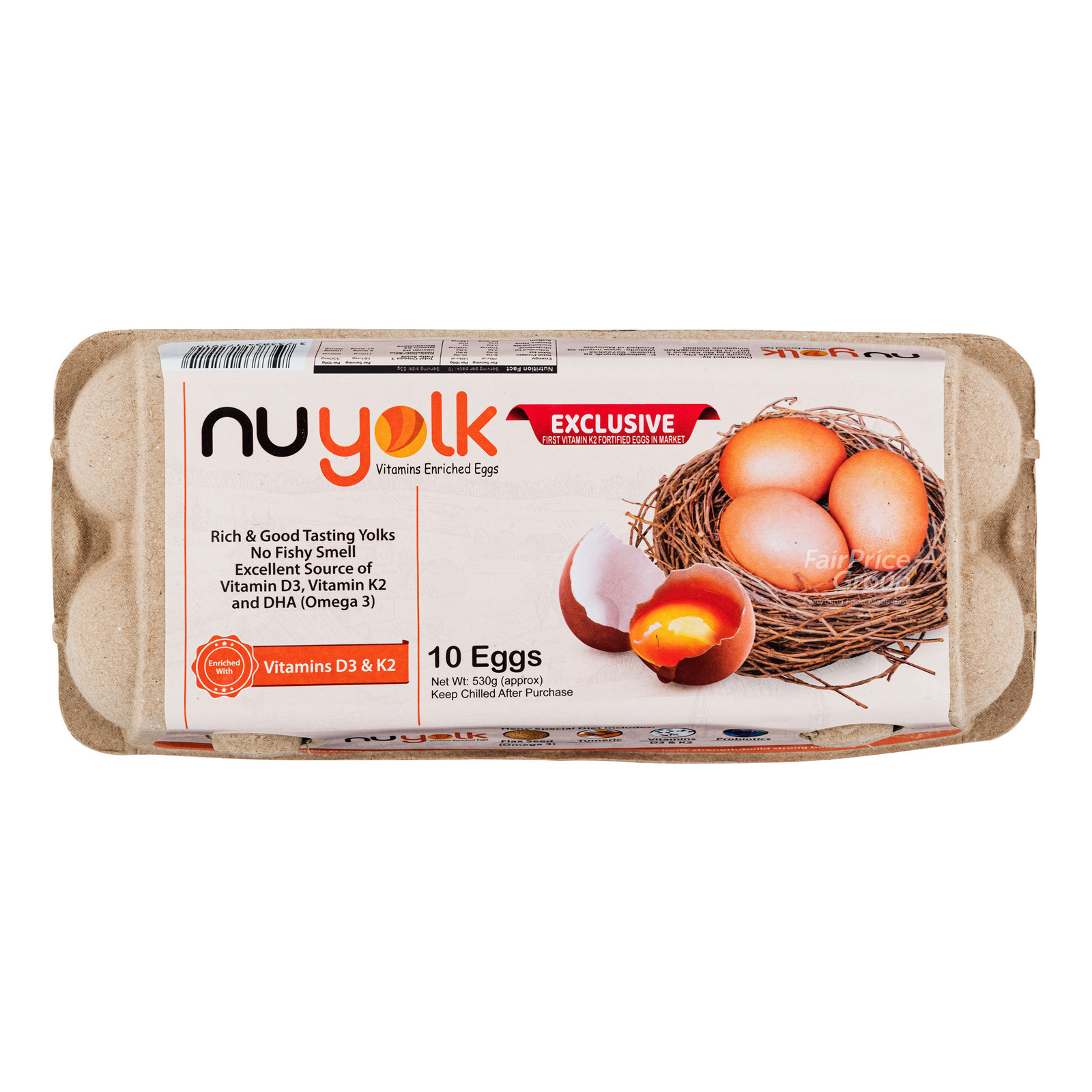 Nuyolk Vitamins Enriched Eggs | NTUC FairPrice