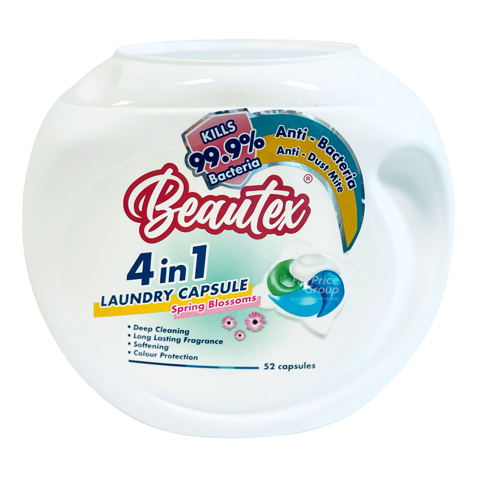 Beautex 4 in 1 Laundry Capsule - Spring Blossoms | NTUC FairPrice