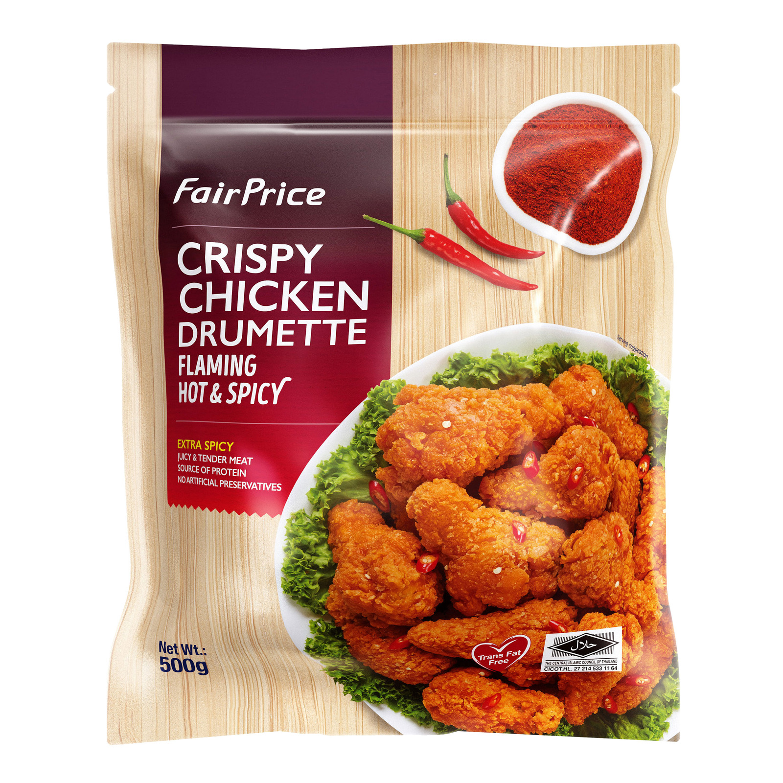 FairPrice Crispy Chicken Drumette - Flaming Hot & Spicy | NTUC FairPrice