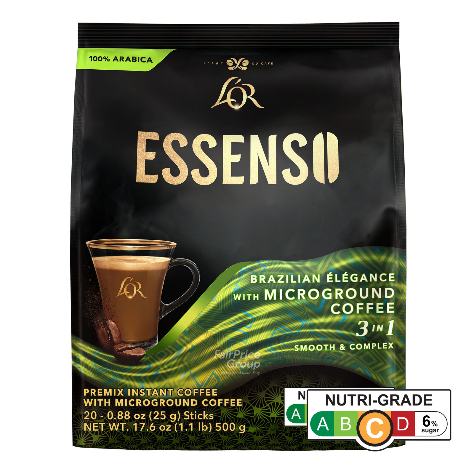Lor Essenso 3 in 1 Instant Microground Coffee - Brazilian Elegance ...