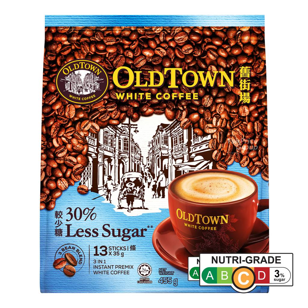 Old Town 3 in 1 Instant White Coffee - Less Sugar | NTUC FairPrice