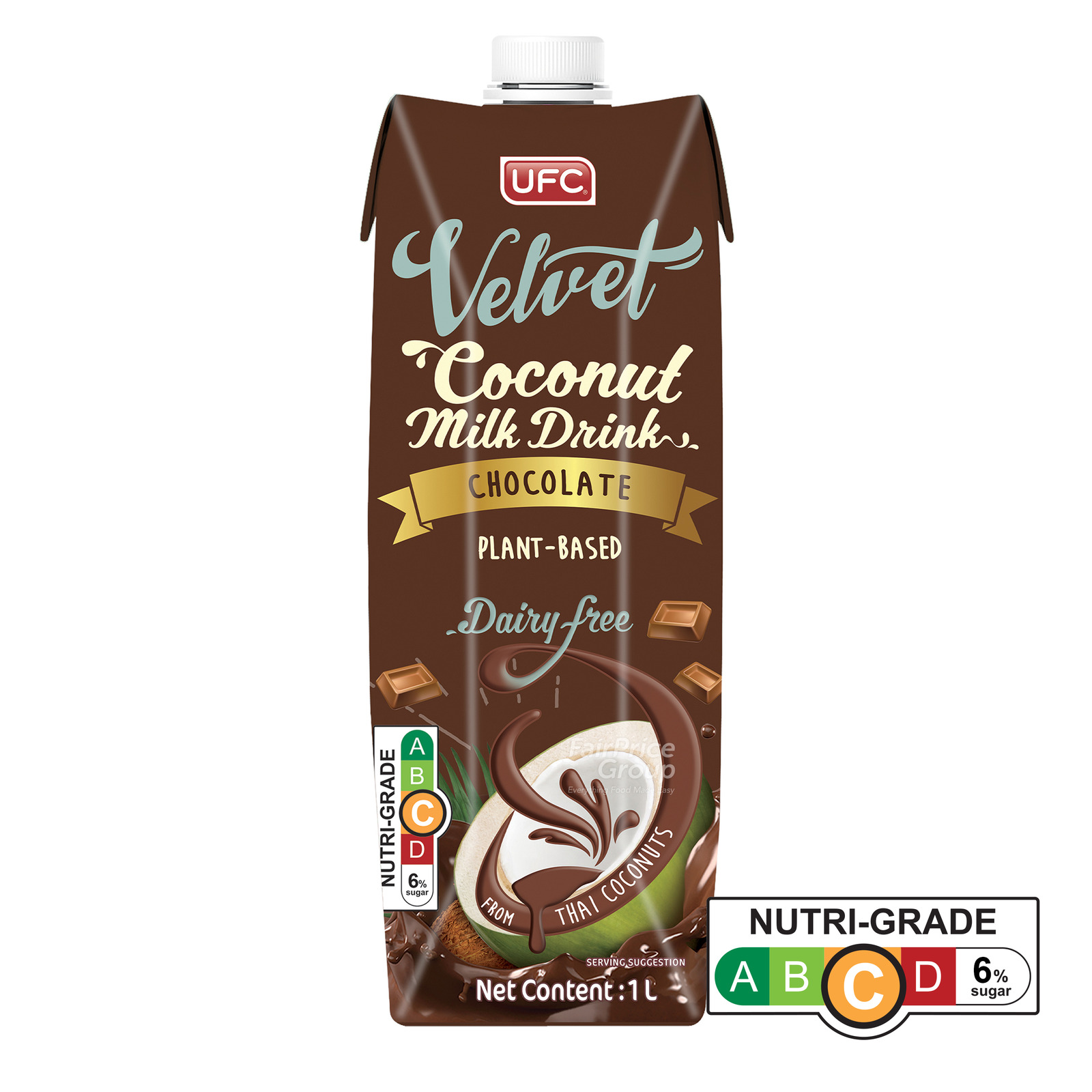 UFC Velvet Coconut Milk - Chocolate | NTUC FairPrice