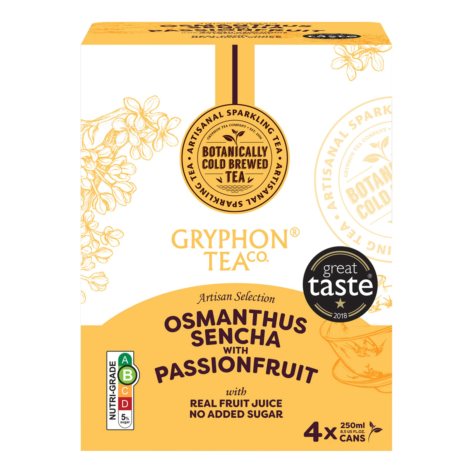 Gryphon Artisan Selection Cold Brew Tea - Osmanthus Sencha with ...