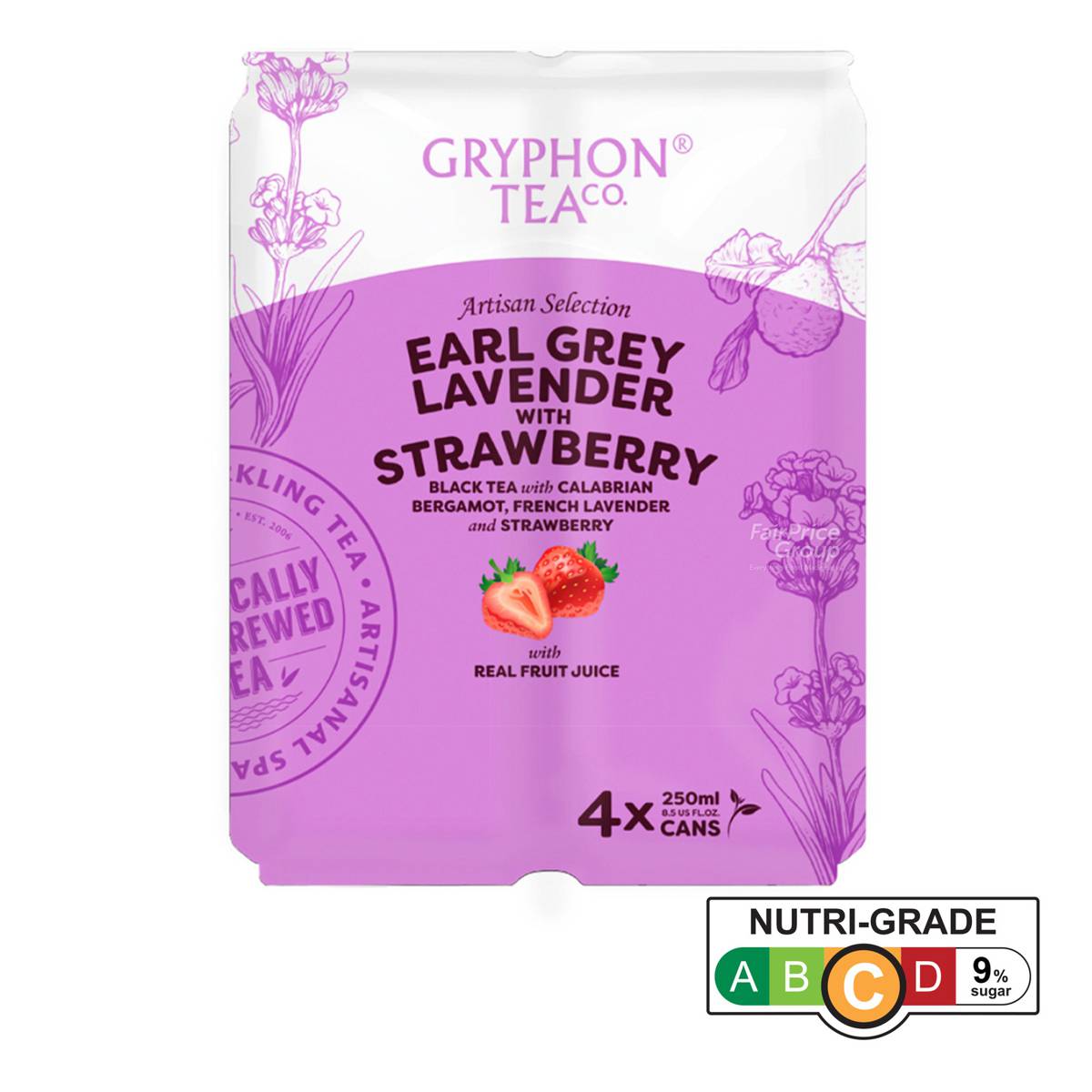 Gryphon Artisan Selection Cold Brew Tea - Earl Grey Lavender | NTUC ...