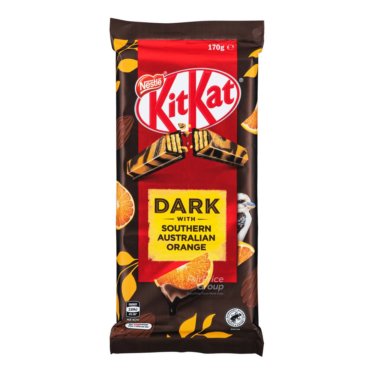 Nestle Kit Kat Chocolate Block - Dark with Southern Australia Orange ...