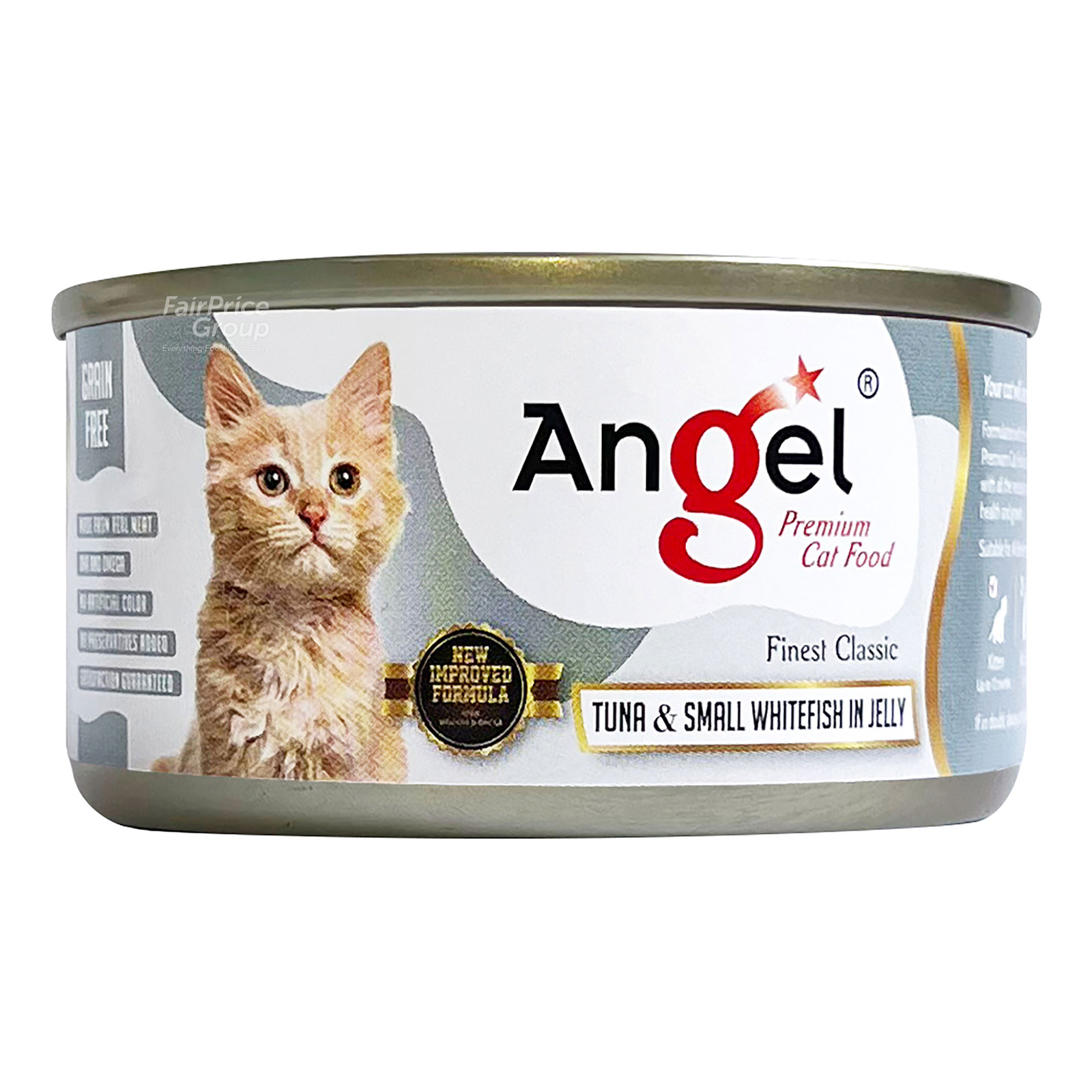 Angel Premium Cat Food - Tuna & Small Whitefish in Jelly | NTUC FairPrice