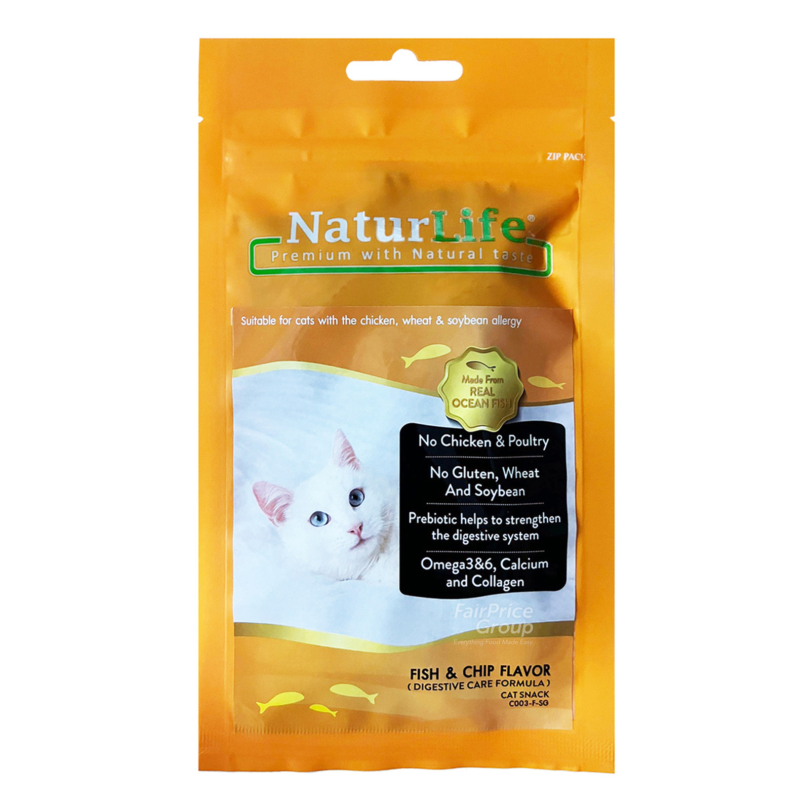Naturlife Cat Snack - Fish & Chip | NTUC FairPrice