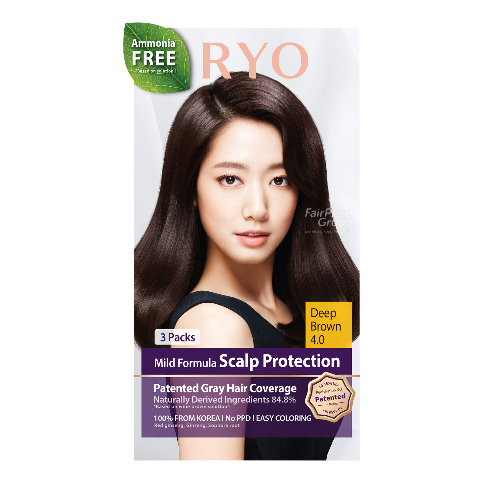 Ryo Hair Dye - Deep Brown 4.0 | NTUC FairPrice
