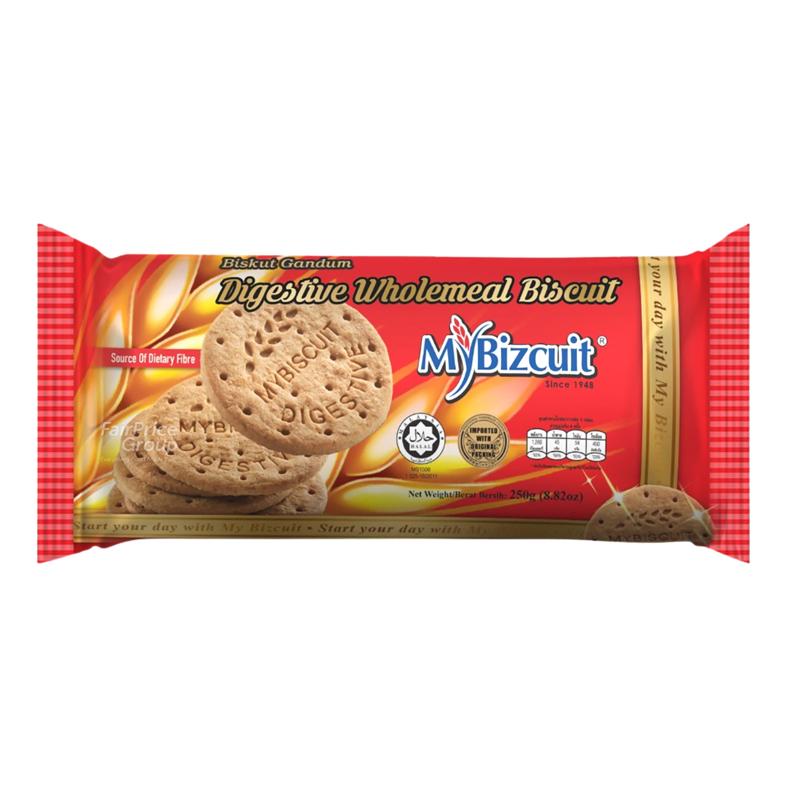 MyBizcuit Digestive Biscuit - Wholemeal | NTUC FairPrice