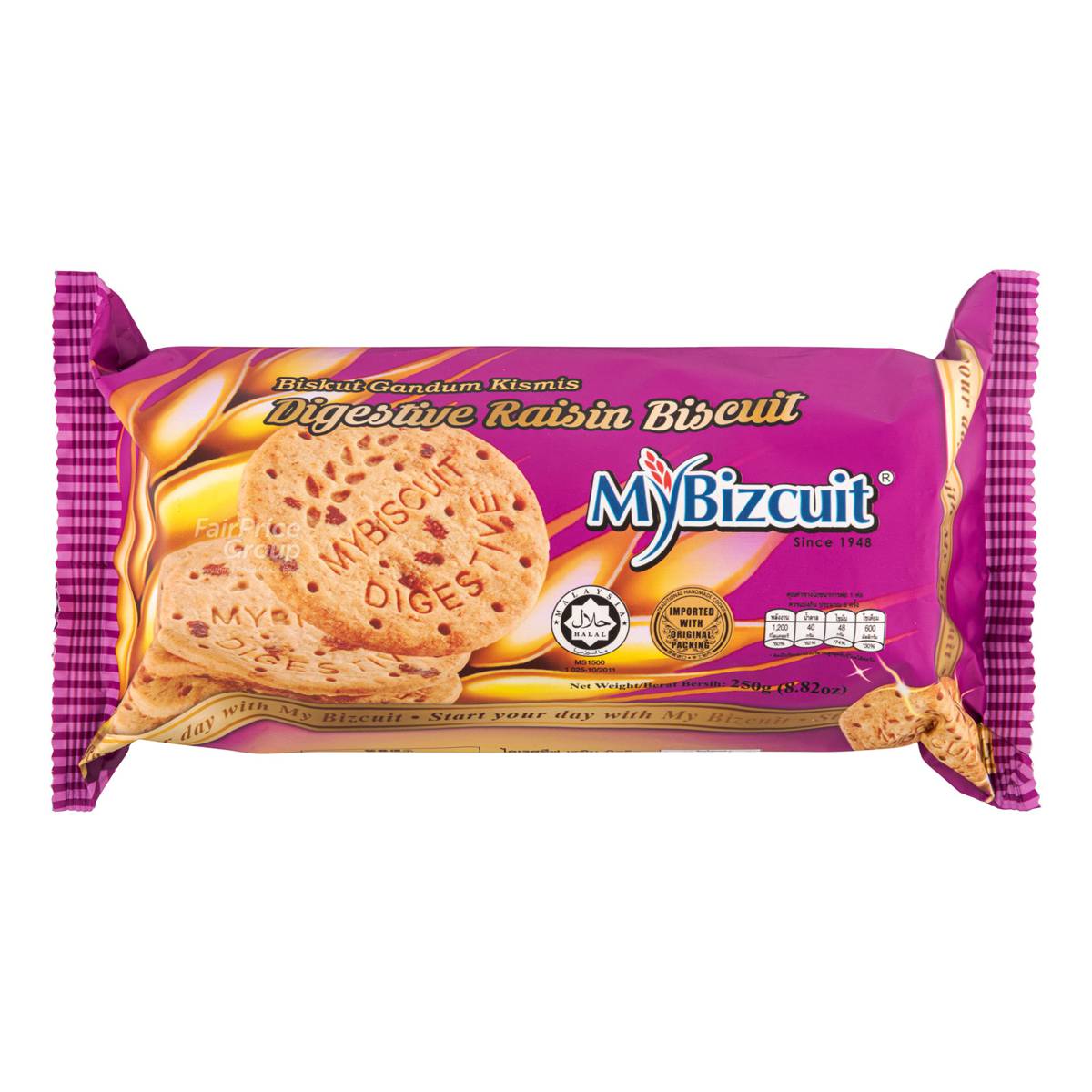 MyBizcuit Digestive Biscuit - Raisin | NTUC FairPrice