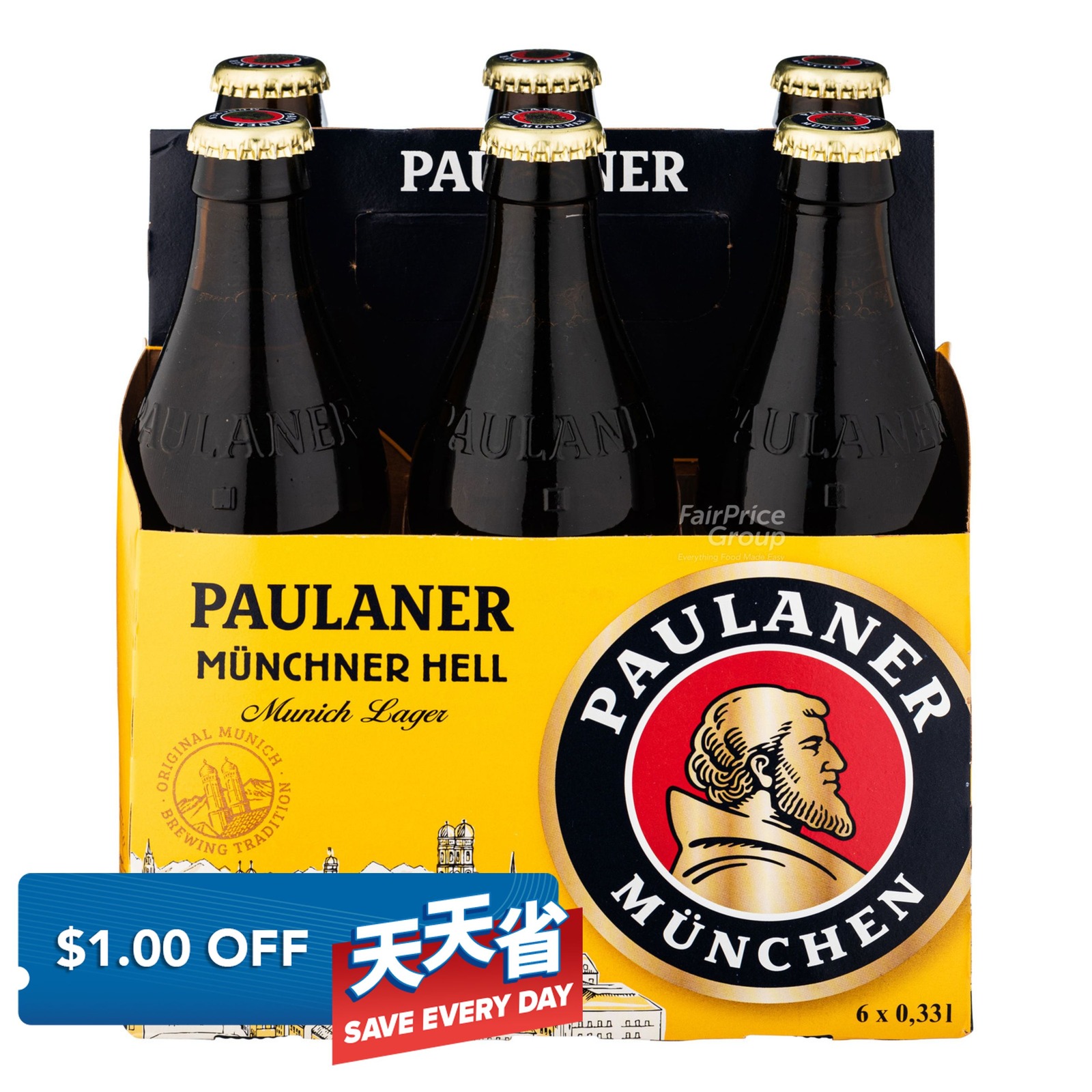 Paulaner Munchner Hell Bottle | NTUC FairPrice