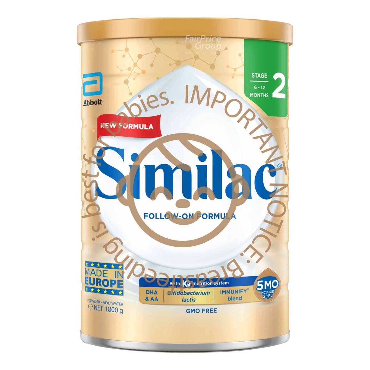 Abbott Similac Follow On Milk Formula - Stage 2 | NTUC FairPrice