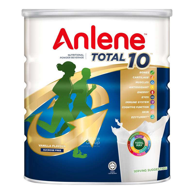 Anlene Total 10 Nutritional Adult Milk Powder - Vanilla | NTUC FairPrice
